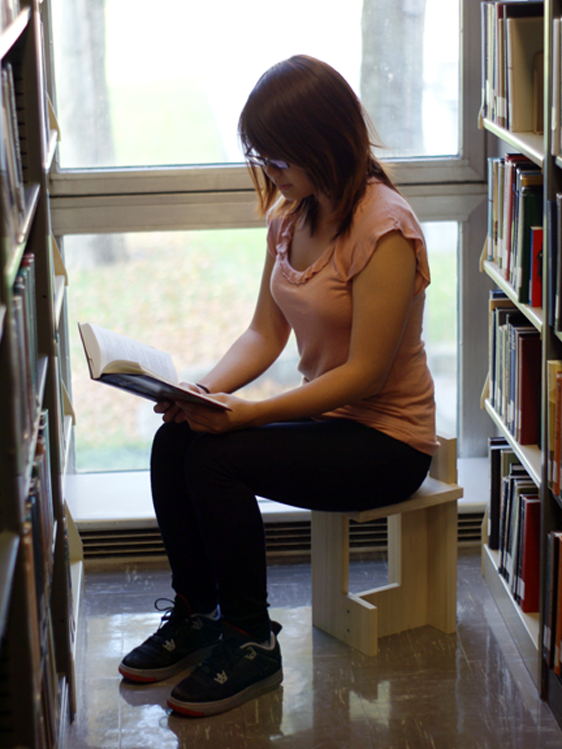 Reading Stool by Julia Seltzer at Coroflot.com