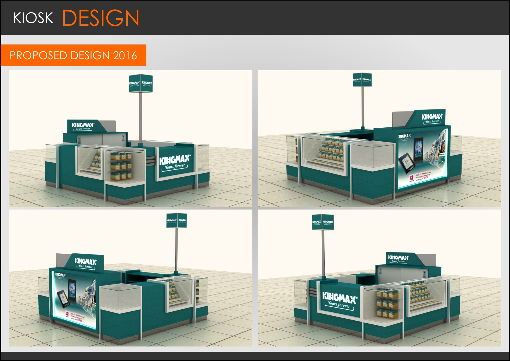 Kiosk Design Concept by Julius Sagun at Coroflot.com