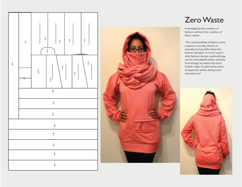 Zero Waste Hoodie by KoKo Wright at Coroflot.com
