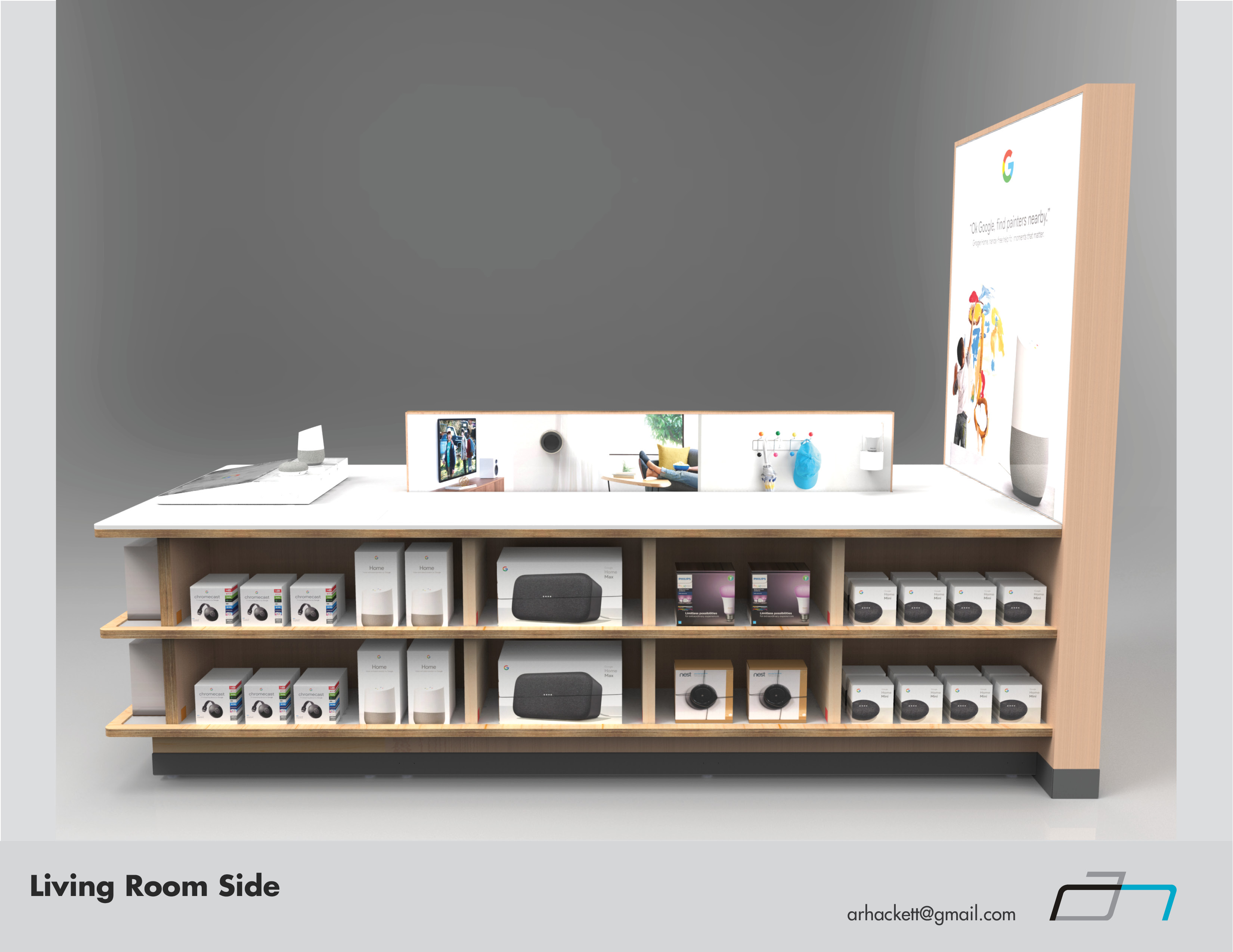 Google Table - Renderings by Alan Hackett at Coroflot.com