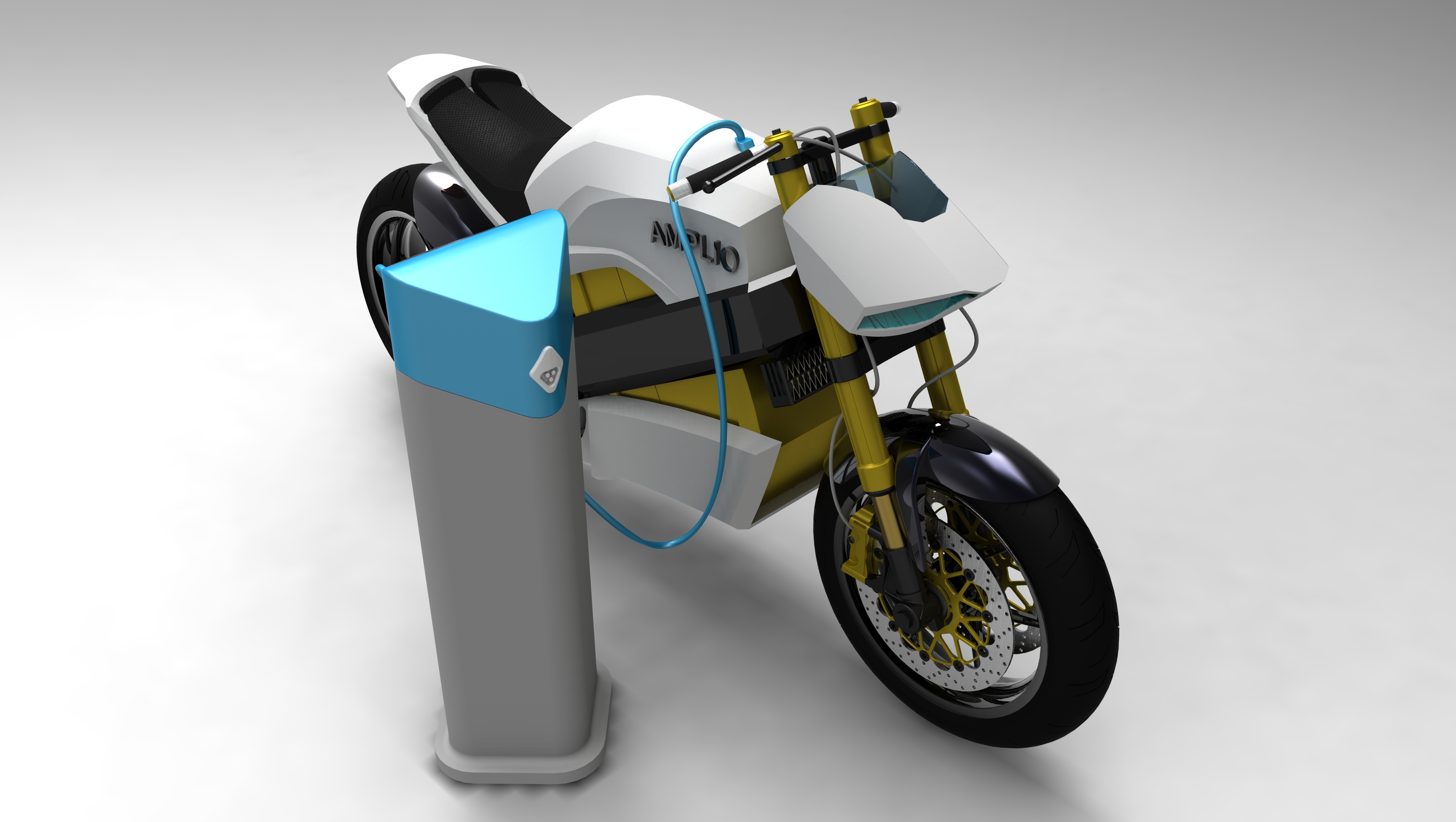 AMPLIO Instant Range Extension Motorcycle. by Sebastian Tymoczko at ...