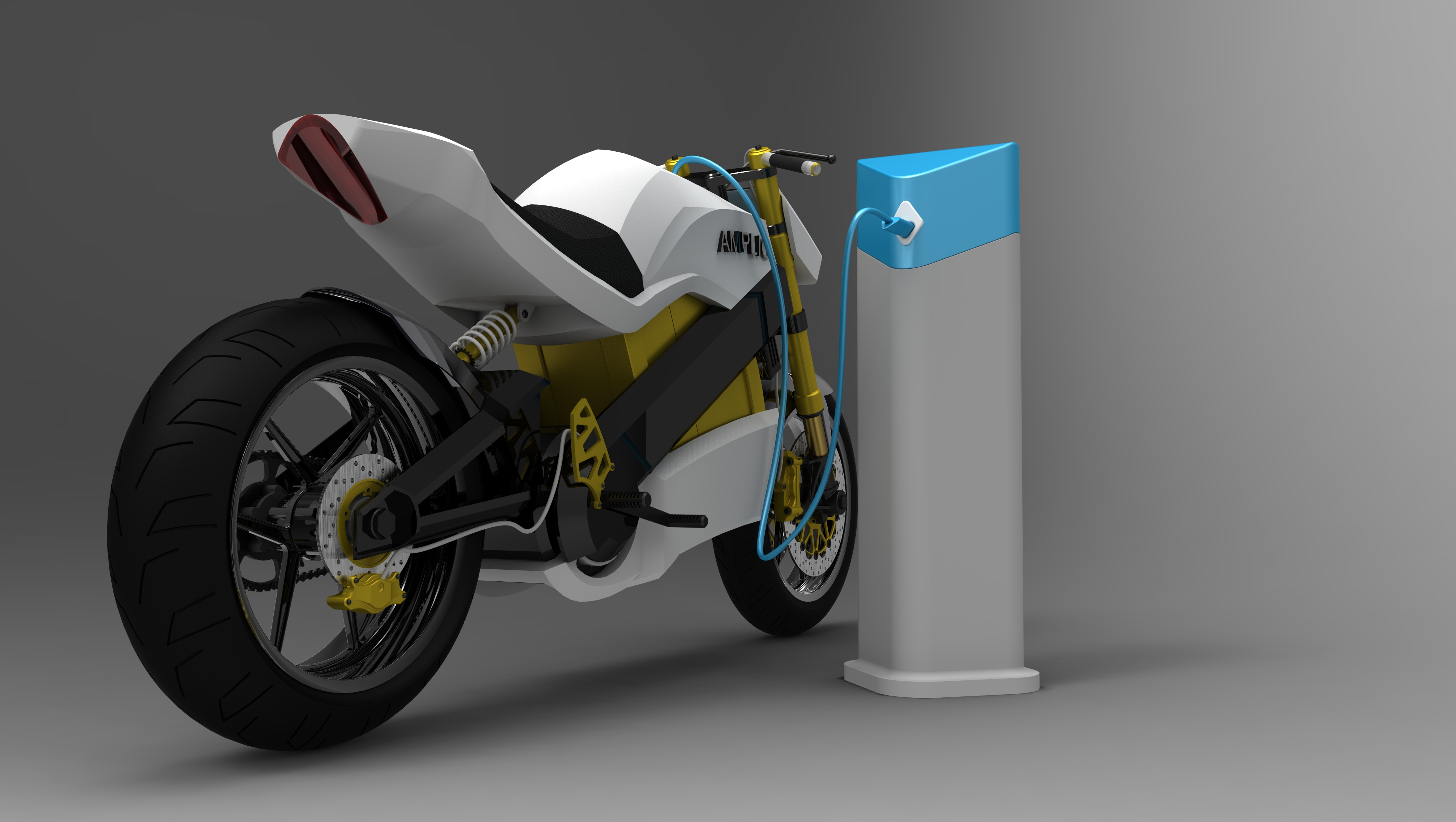 AMPLIO Instant Range Extension Motorcycle. by Sebastian Tymoczko at ...