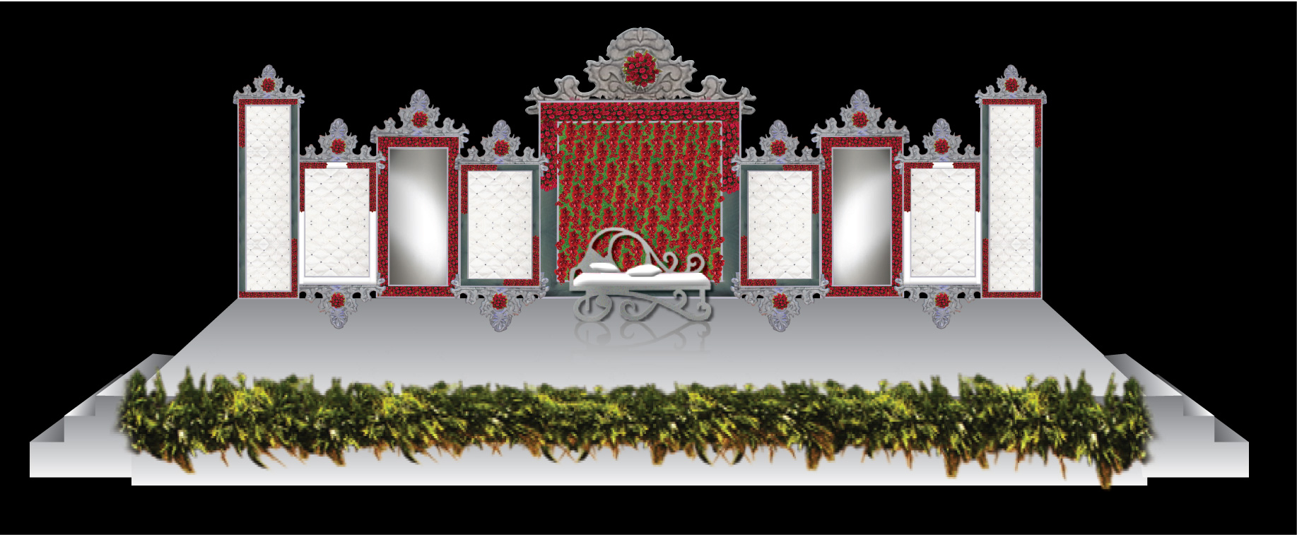 Stage & Backdrop Design by Deepali Shah at Coroflot.com