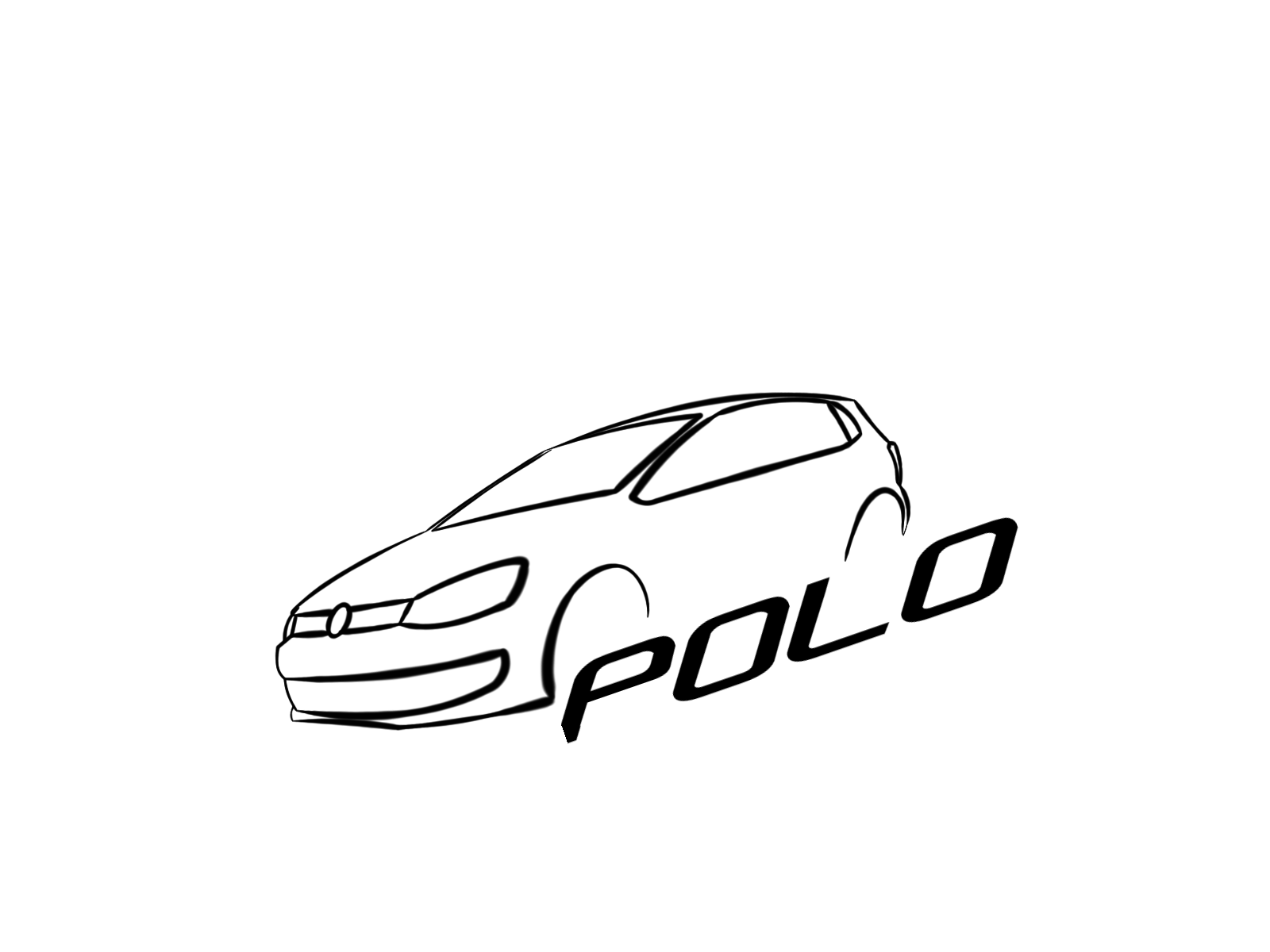 VW Polo Stylized Logo by Ionut Octavian Dima at Coroflot.com