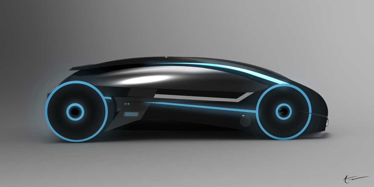 Tron Car by Timur Bozca at Coroflot.com