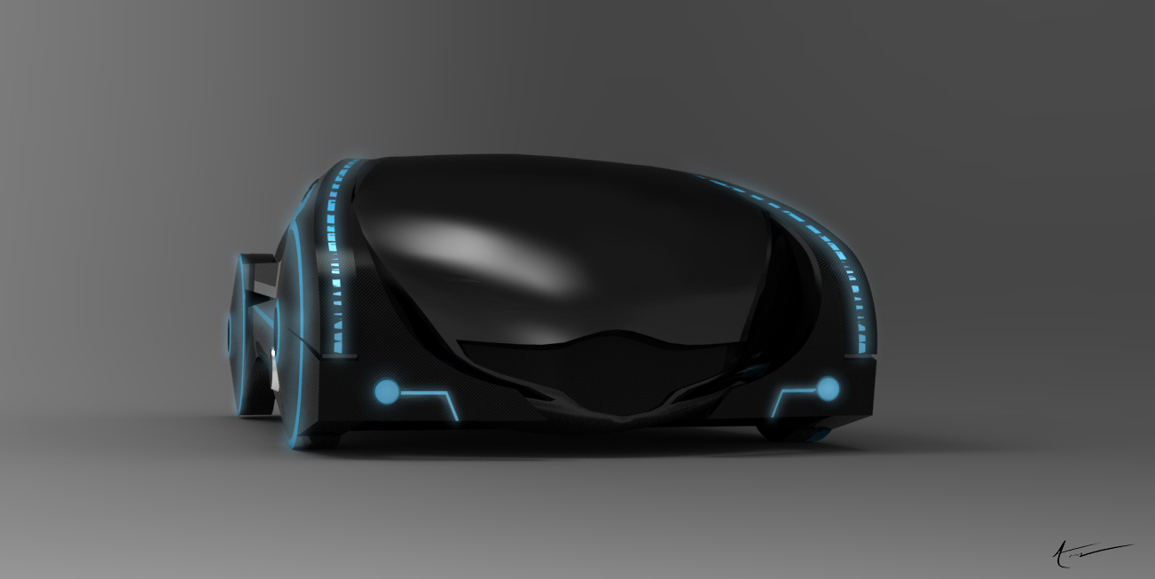 Tron Car by Timur Bozca at Coroflot.com