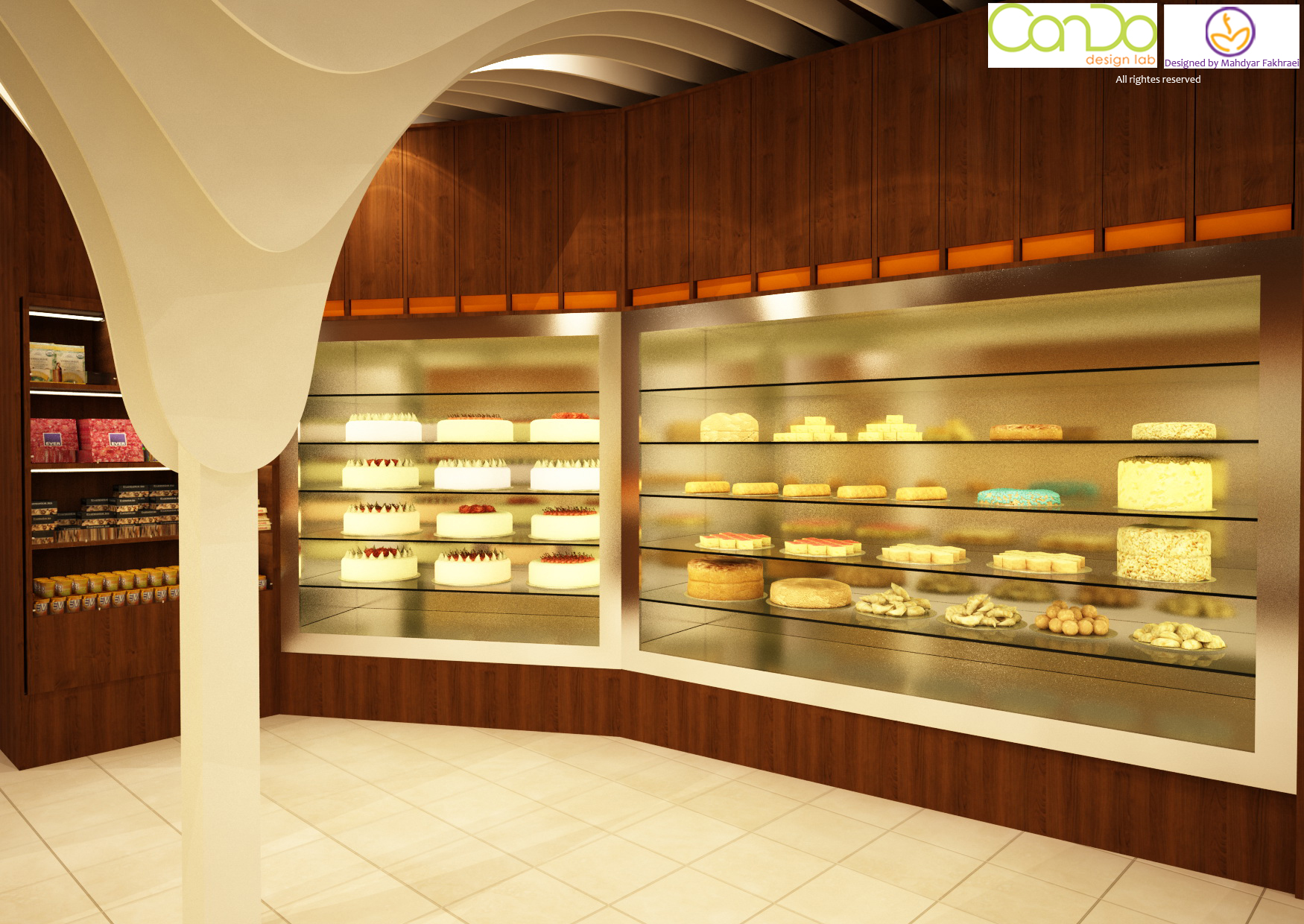 Confectionery Interior Design by Mahdyar Fakhraei at Coroflot.com