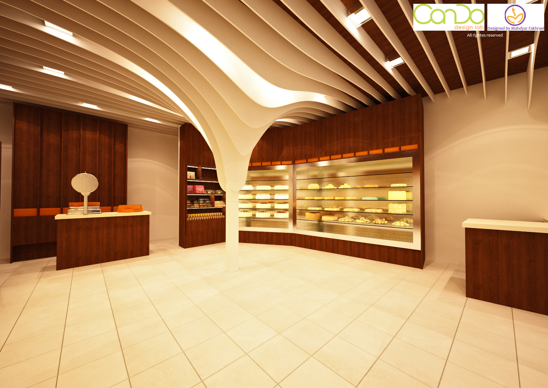 Confectionery Interior Design by Mahdyar Fakhraei at Coroflot.com