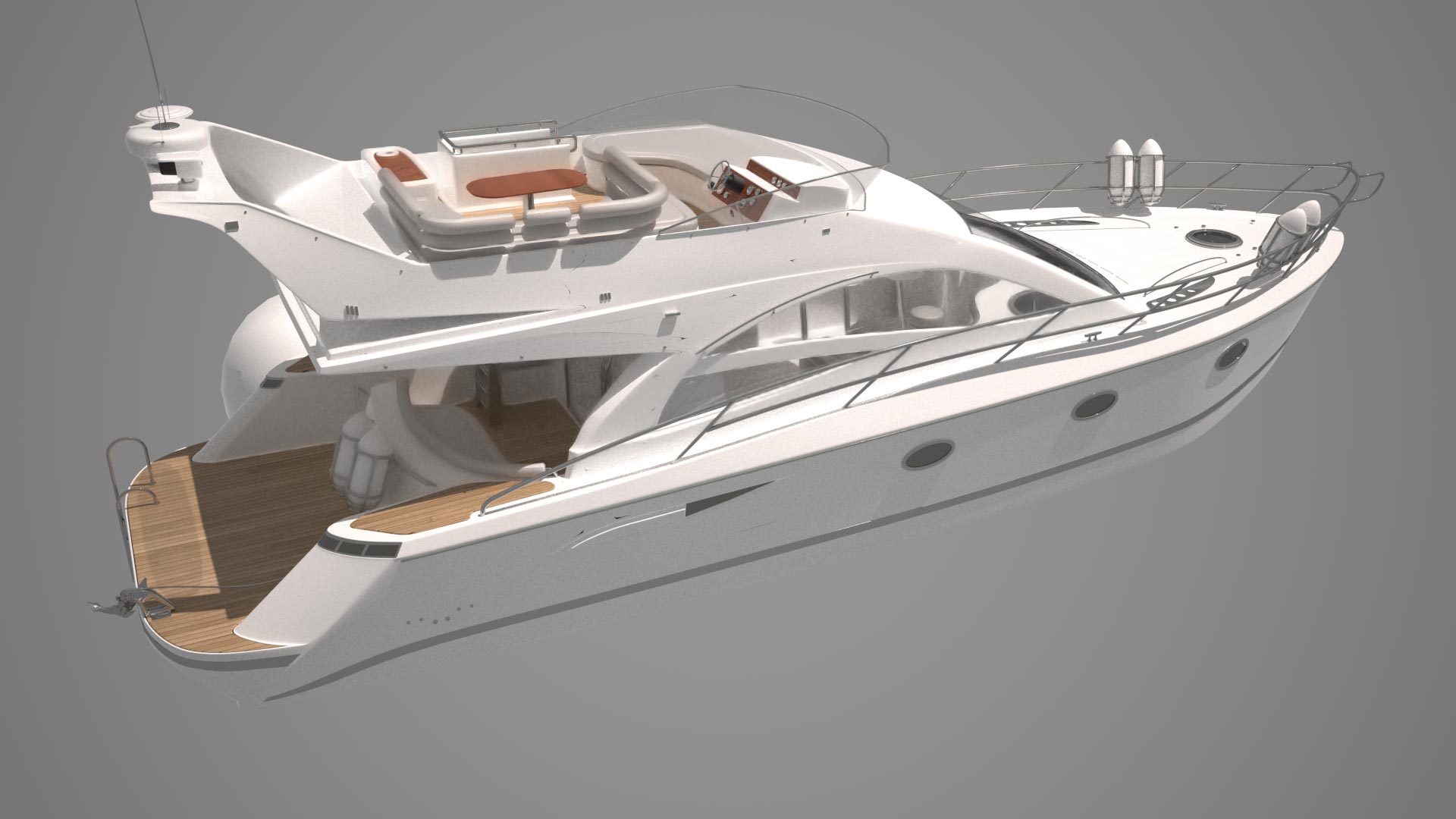 Boat Render for Caterpillar by Dan Swanson at Coroflot.com