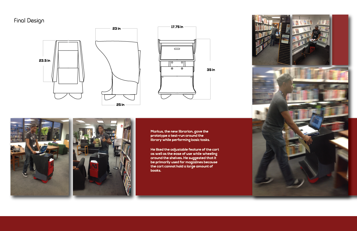 Mobile Librarian Workstation by Jade Caballero at Coroflot.com