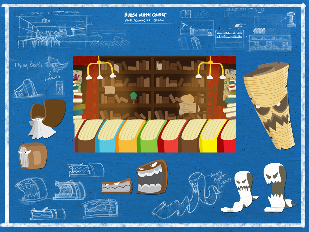 Production Art and process by Ed Enriquez at Coroflot.com