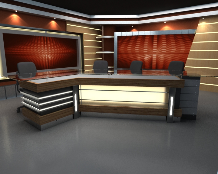 News Set Design by waqar Ahmed at Coroflot.com