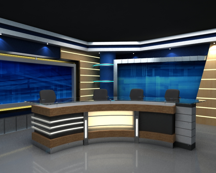 News Set Design by waqar Ahmed at Coroflot.com