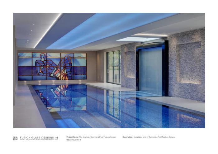 Swimming Pool Feature Glass Wall by Lewis Evans at Coroflot.com