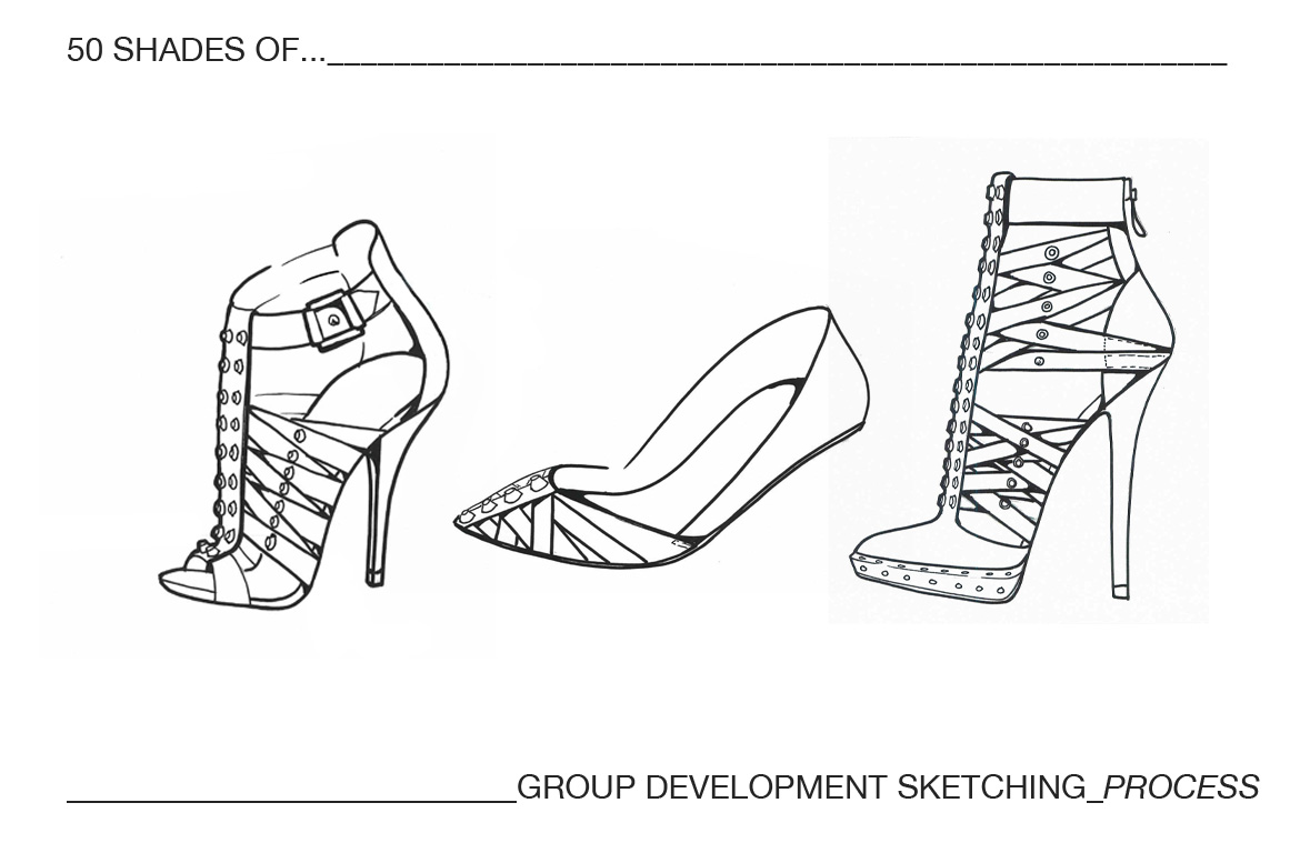 Footwear Process example by Rachel Richards at Coroflot.com