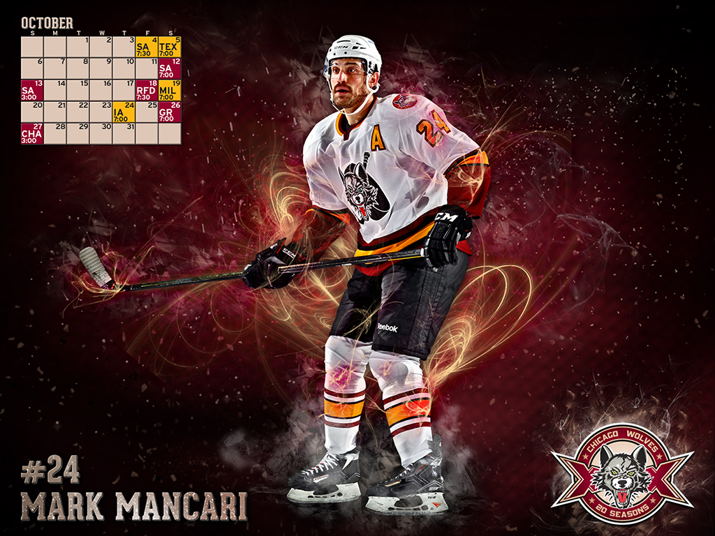 Chicago Wolves Wallpapers 2013-14 by Troy Mueller at Coroflot.com