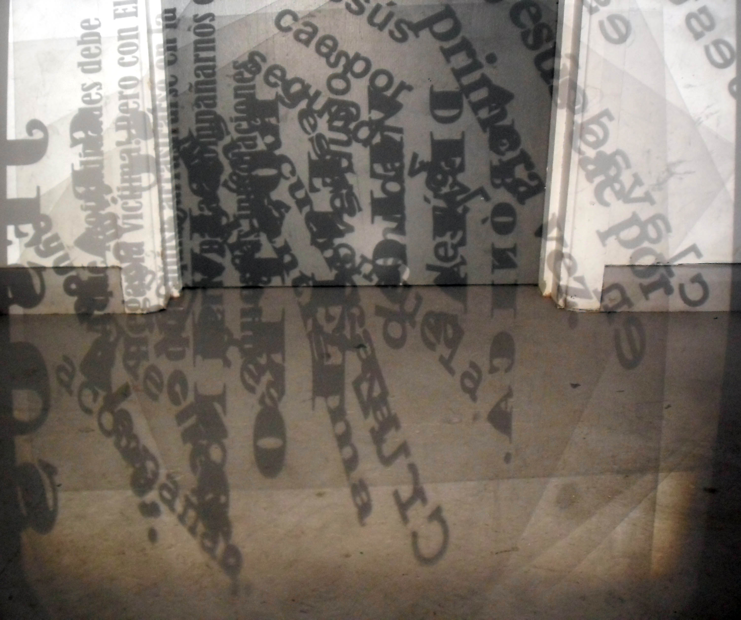 Projection Typography by Jhon Alexander Colorado Orrego at Coroflot.com