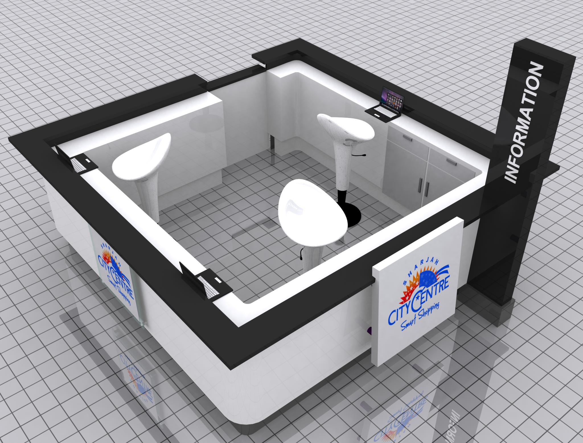 information Counter for Media city Center by erfan faisal at Coroflot.com