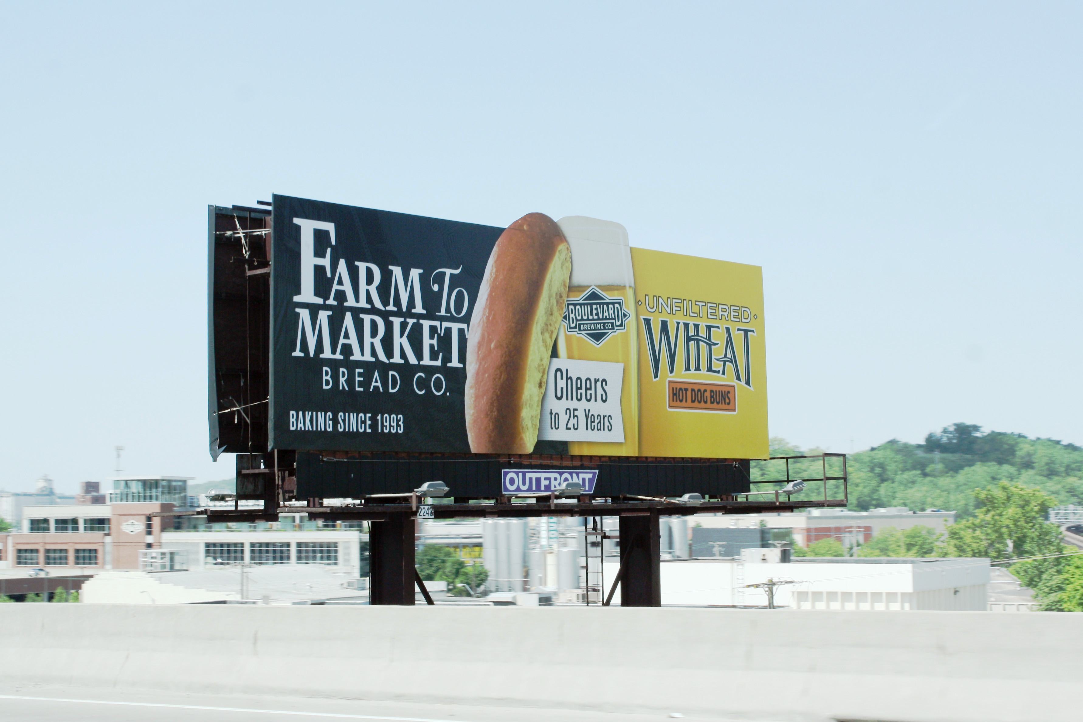 Farm to Market Anniversary Billboard by Stephanie M Voss at Coroflot.com