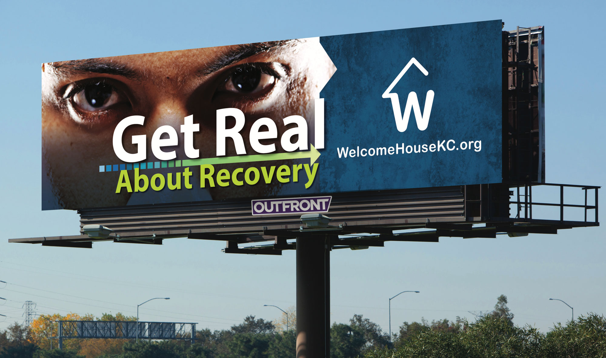 Welcome House Get Real Billboard by Stephanie M Voss at Coroflot.com