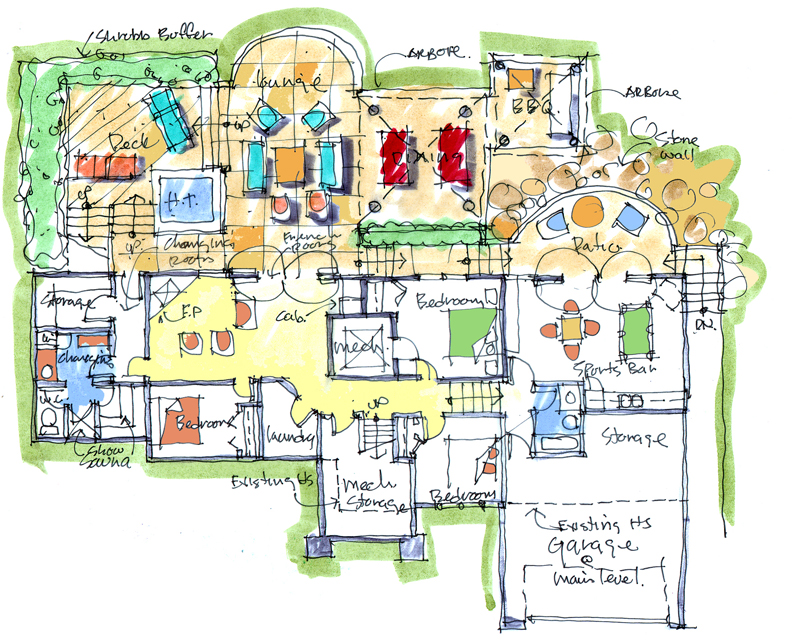 Concept Site Planning by Michael Pollock at Coroflot.com