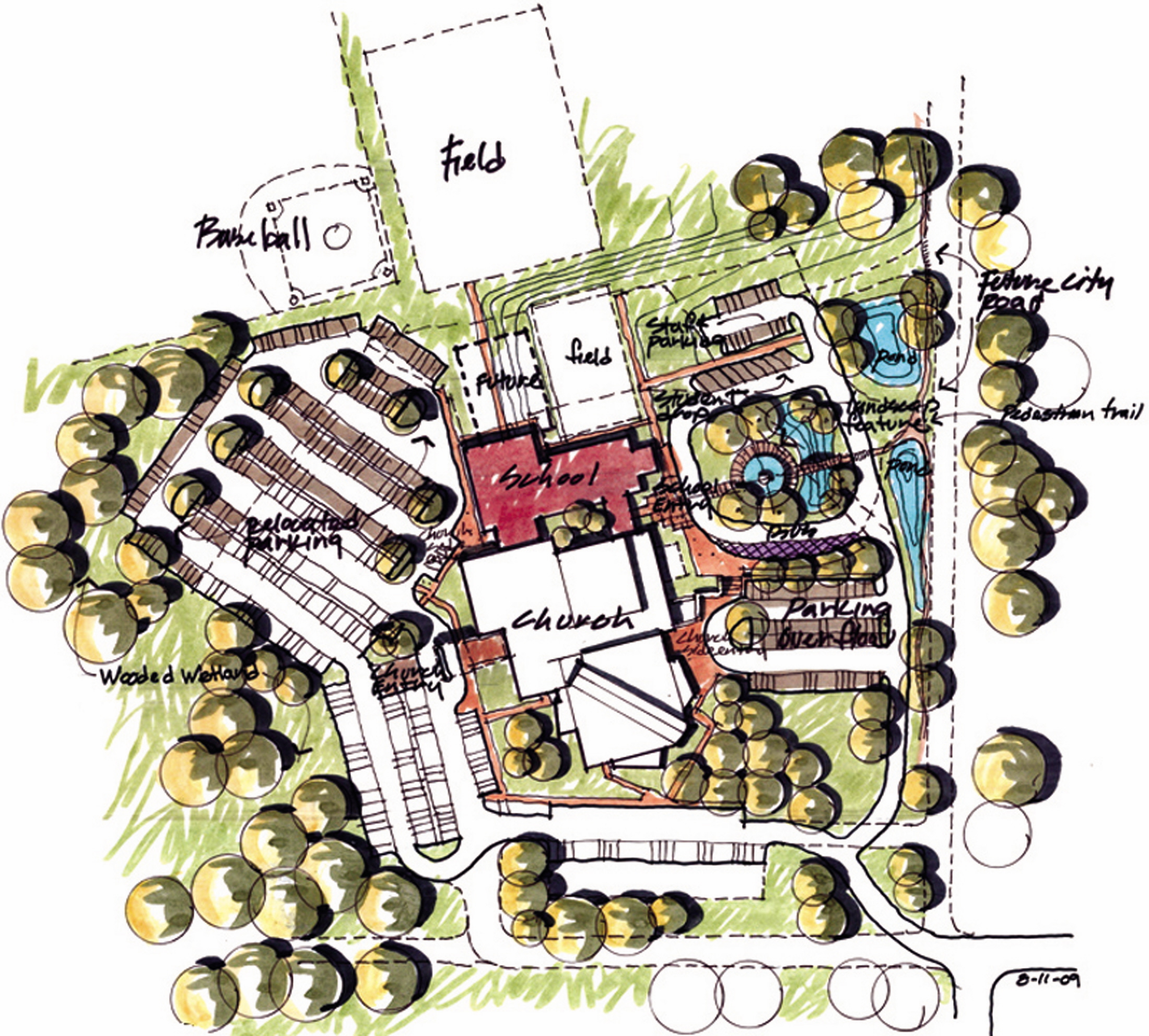 Concept Site Planning by Michael Pollock at Coroflot.com