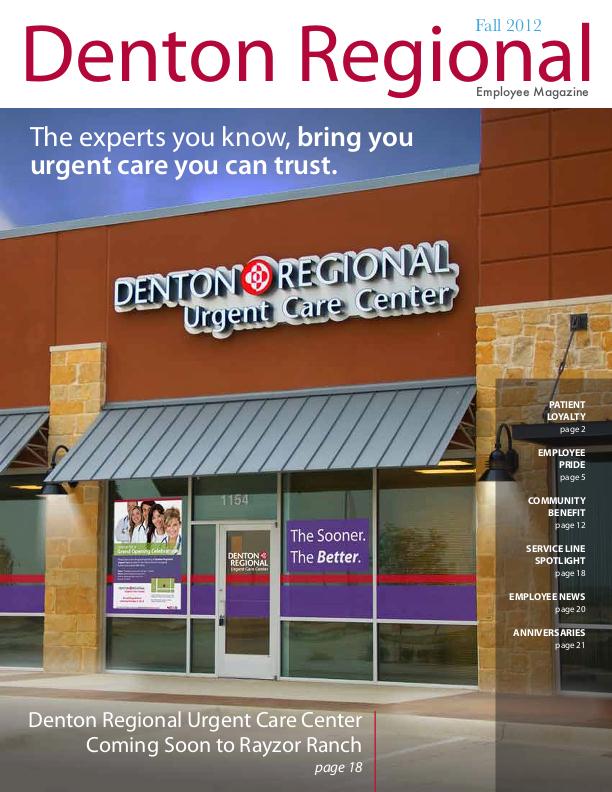 Denton- Employee Magazine by Russell Mariott at Coroflot.com