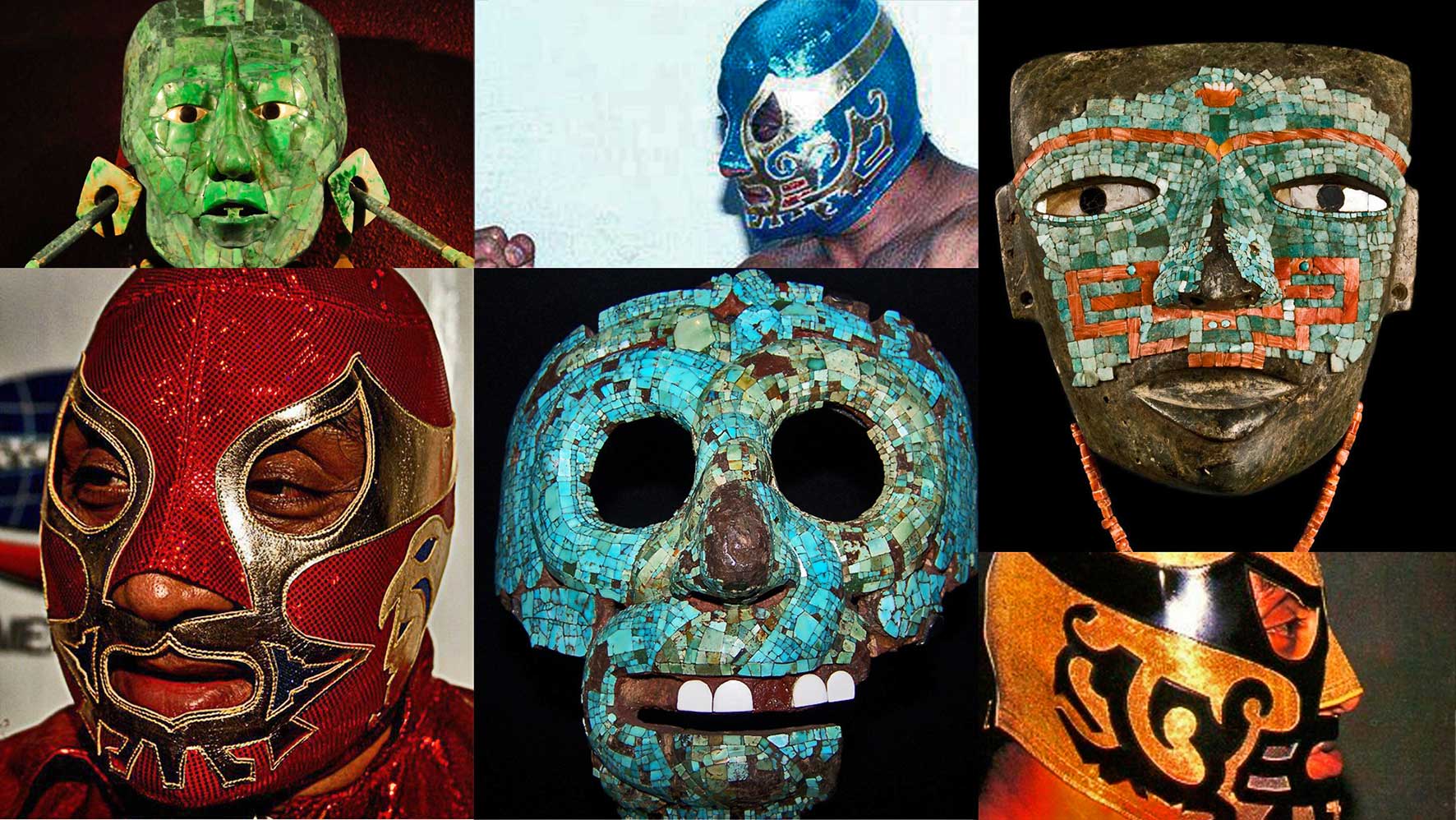 Mayan parade Lucha libre by Christian Pacheco at Coroflot.com