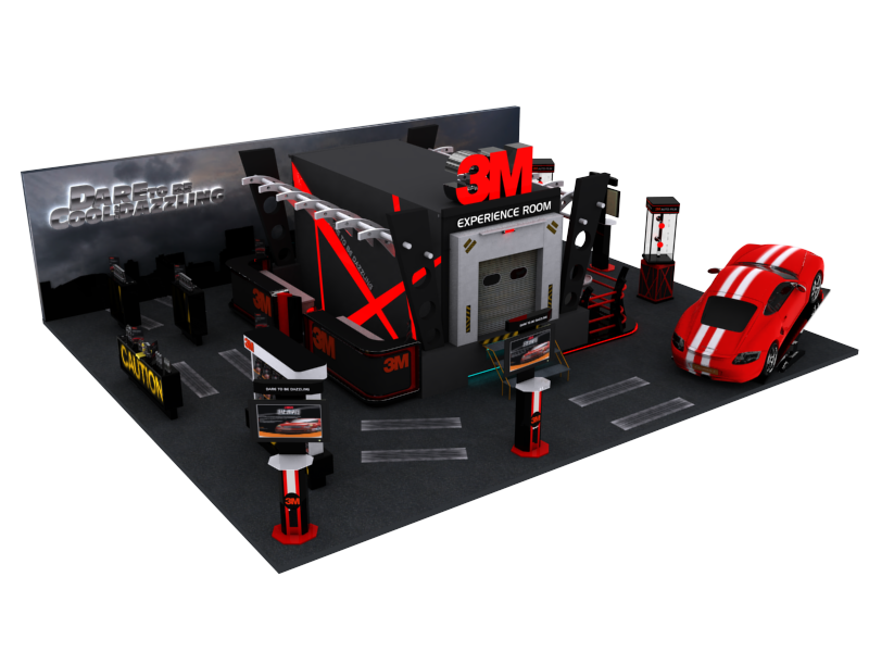 3M Booth by fzr dzgn | 083876281363 at Coroflot.com