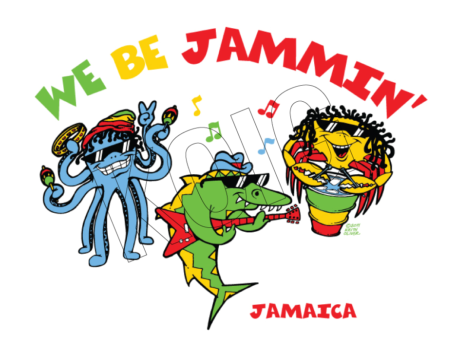 Caribbean Drawings by Keith Oliver, Cartoons at Coroflot.com