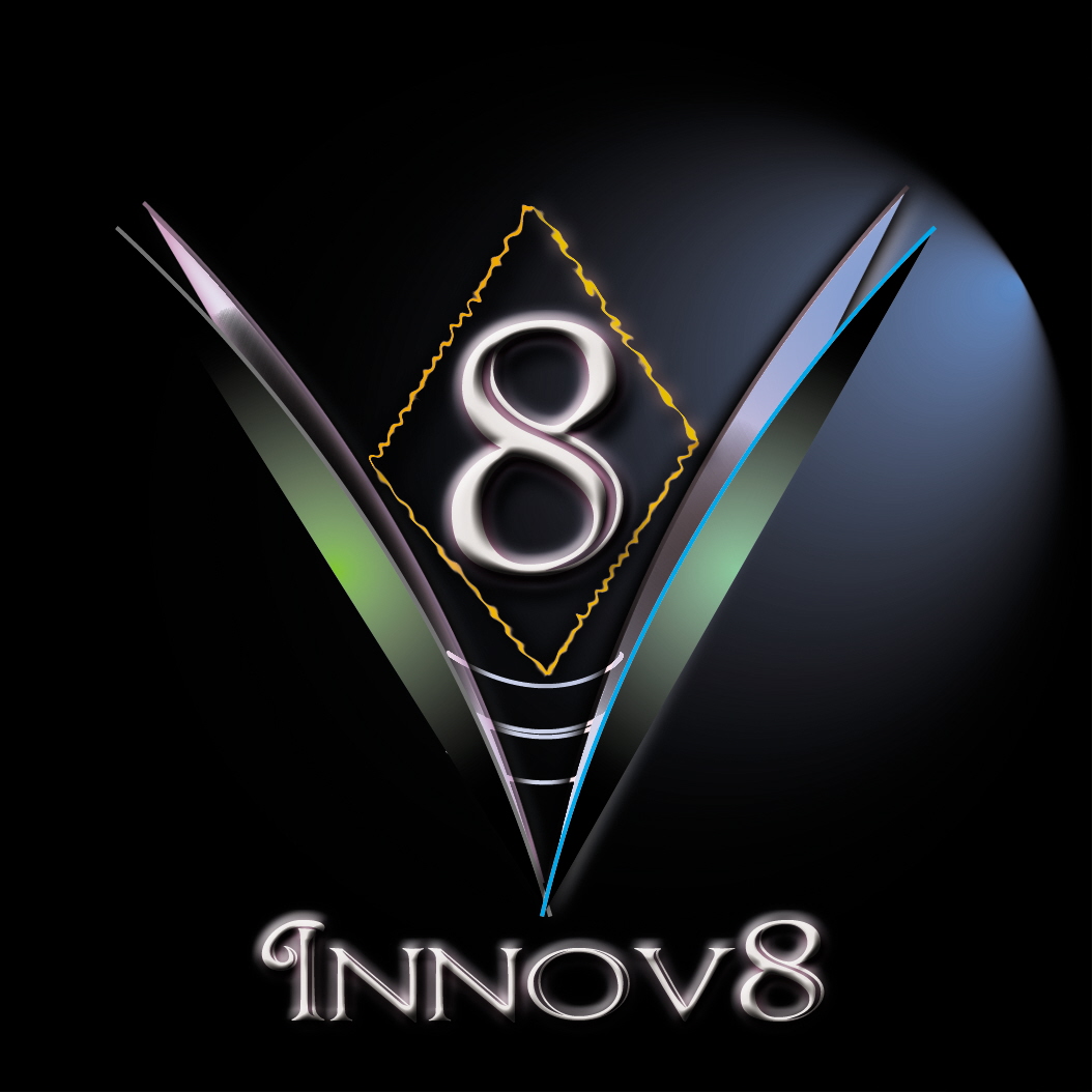 Innov8 Logo and business card design by Justin Brown at Coroflot.com