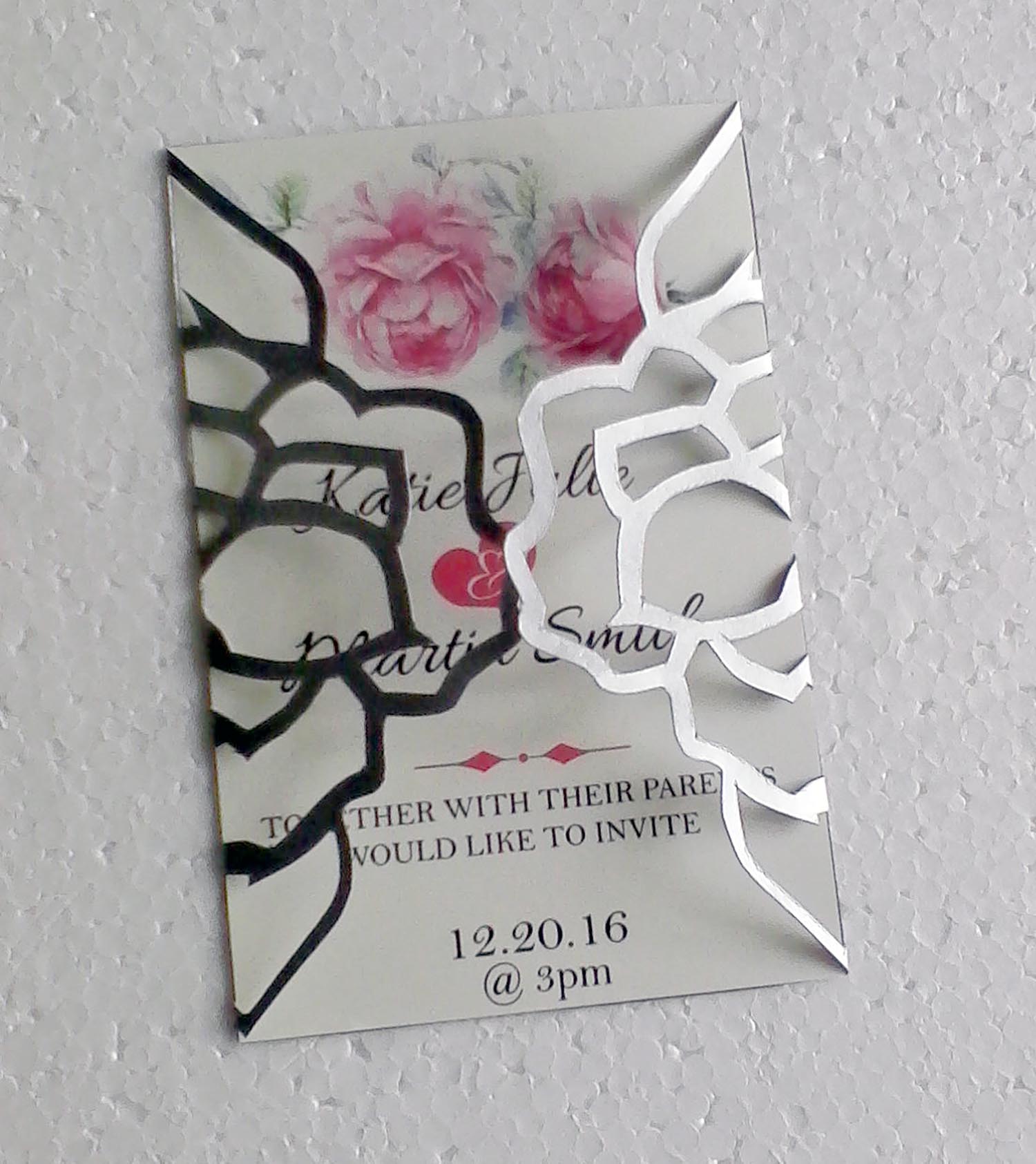 DIE CUT INVITATION FOR ANY EVENTS by Haidee Eng Bagatsolon at Coroflot.com