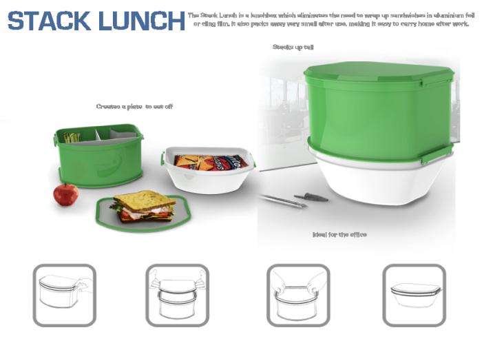 Stack Lunch by Jamie Martin at Coroflot.com