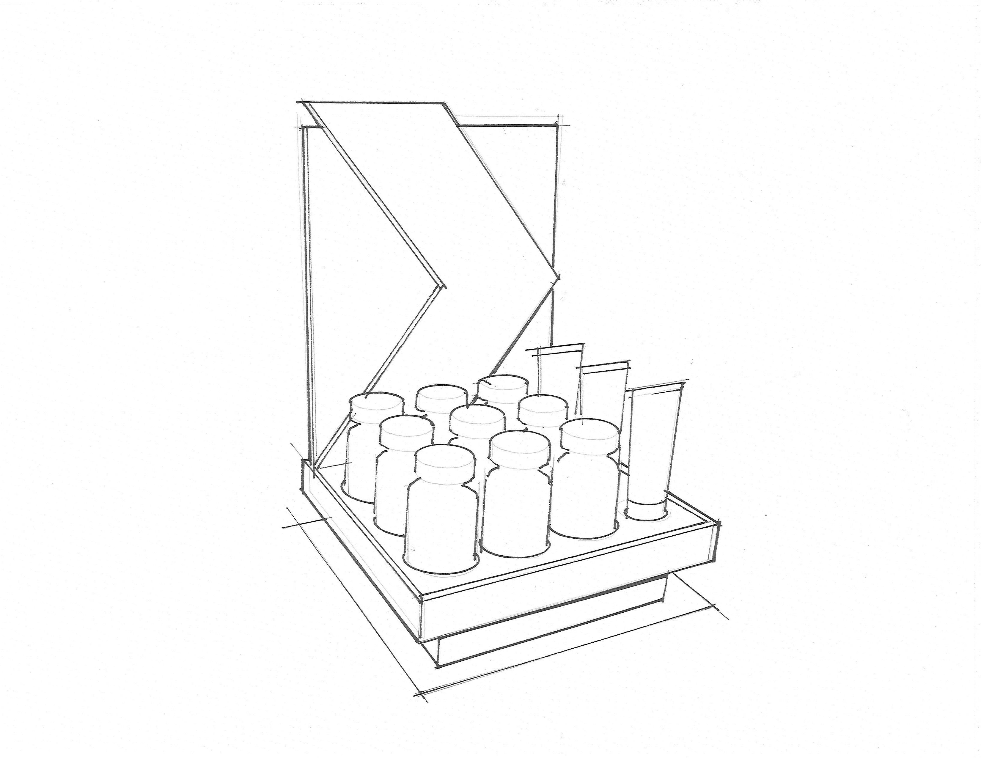 Fixture sketches & PS renders by David Kelly at Coroflot.com