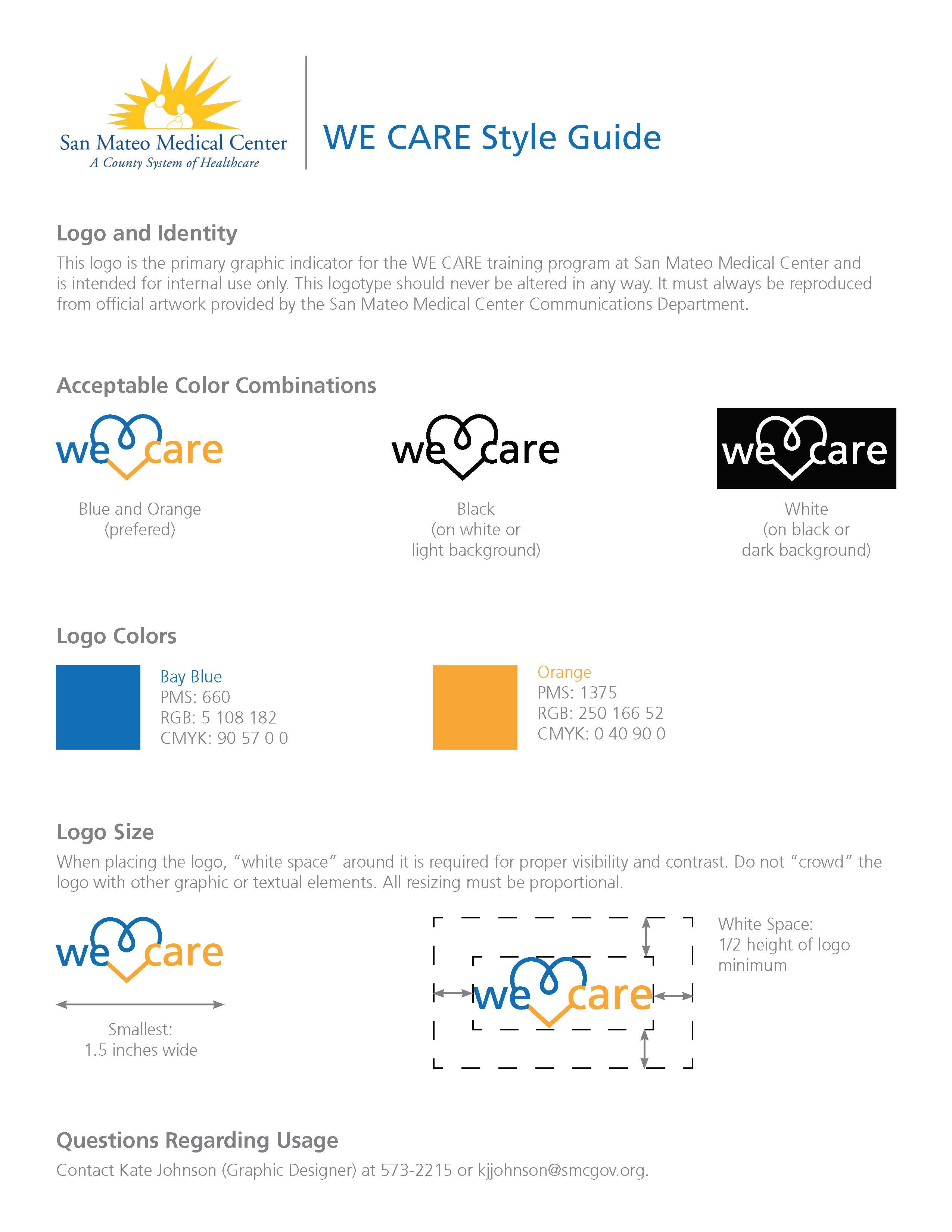 We Care Logo by Kate Johnson at Coroflot.com