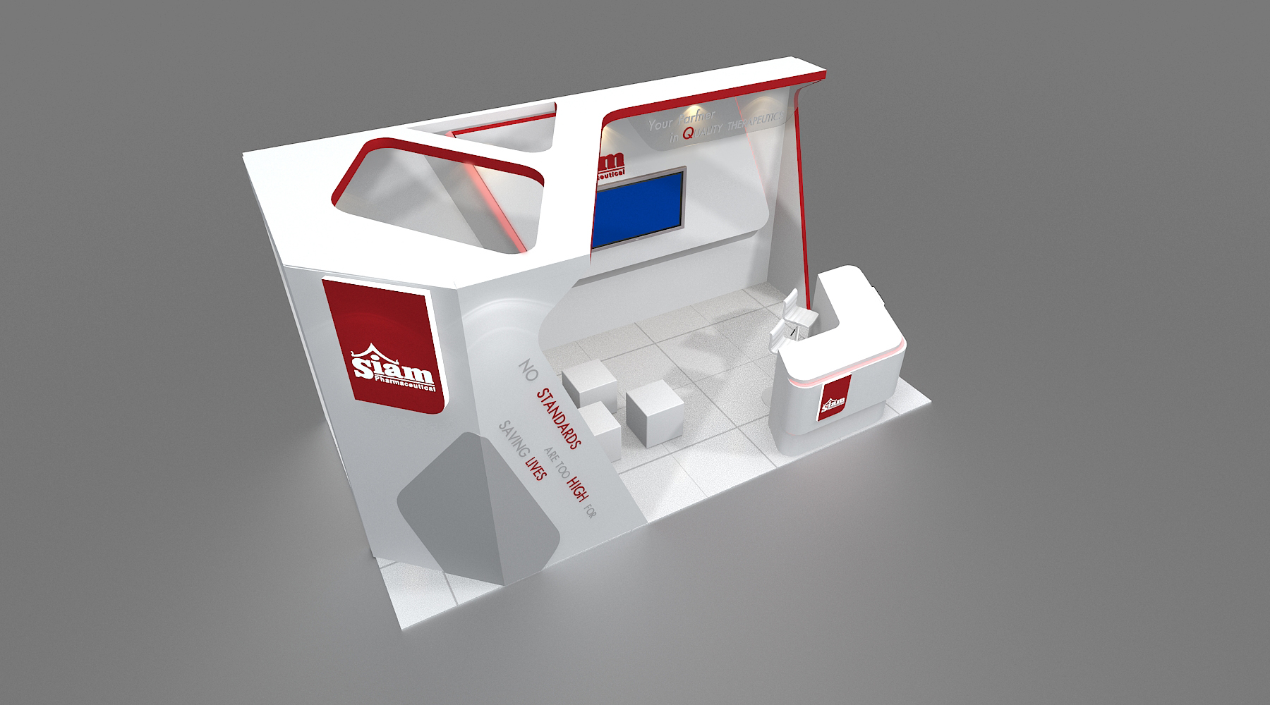 booth 3x6 by Arnon Wiriyavaranon at Coroflot.com