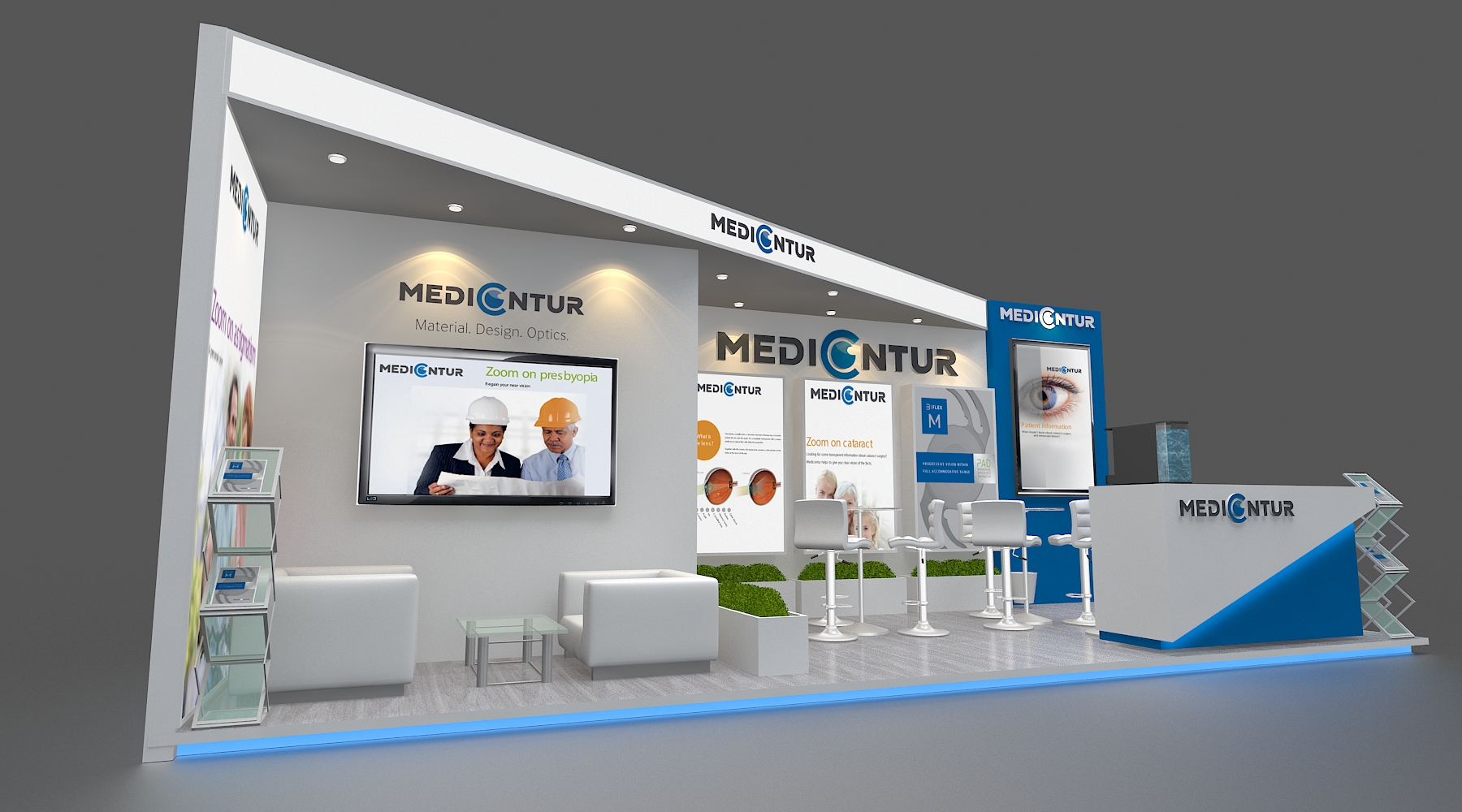 booth design 7.5x3 m by Arnon Wiriyavaranon at Coroflot.com