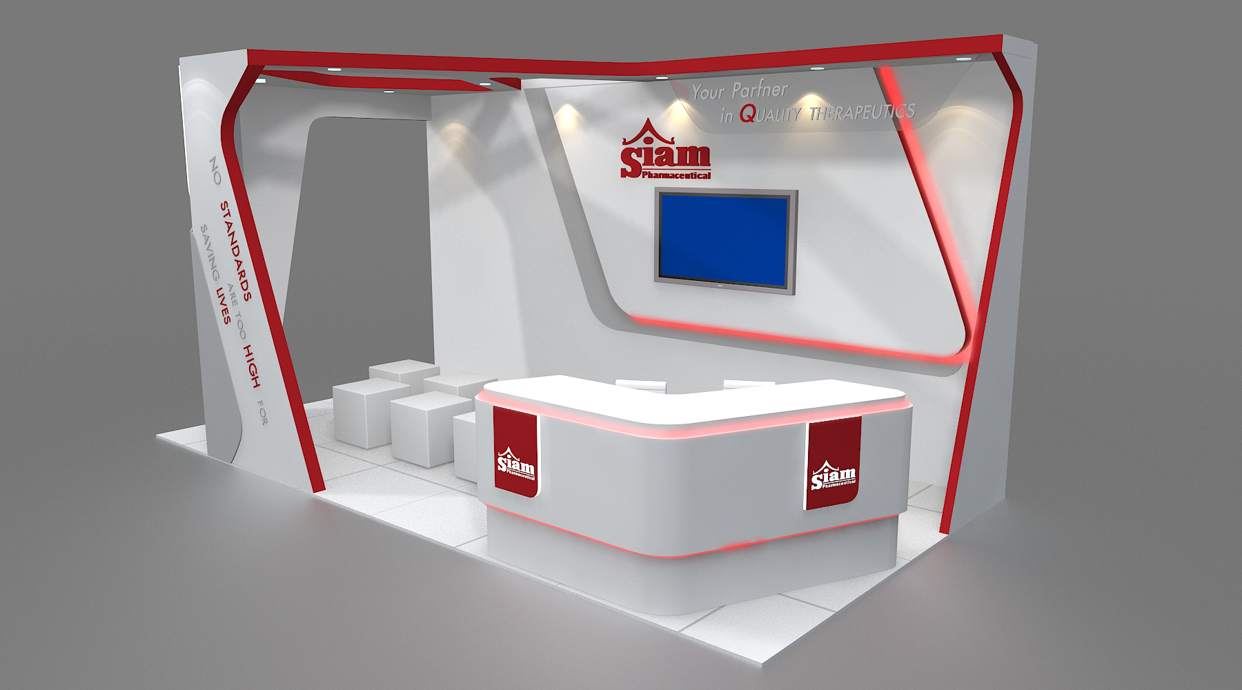 booth 3x6 by Arnon Wiriyavaranon at Coroflot.com