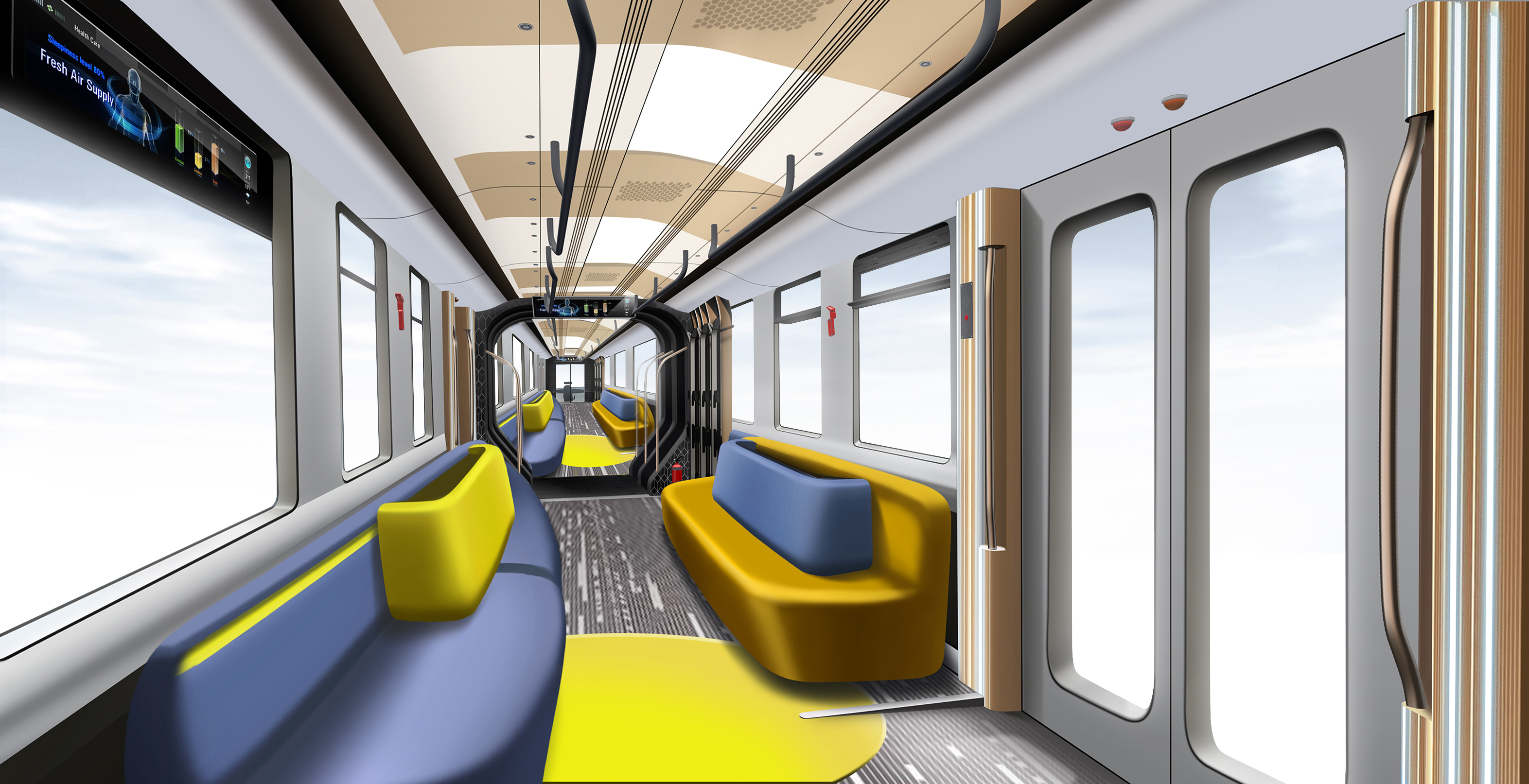 Beijing 2022 Olympic tram by Alexander Kotlyarevsky at Coroflot.com