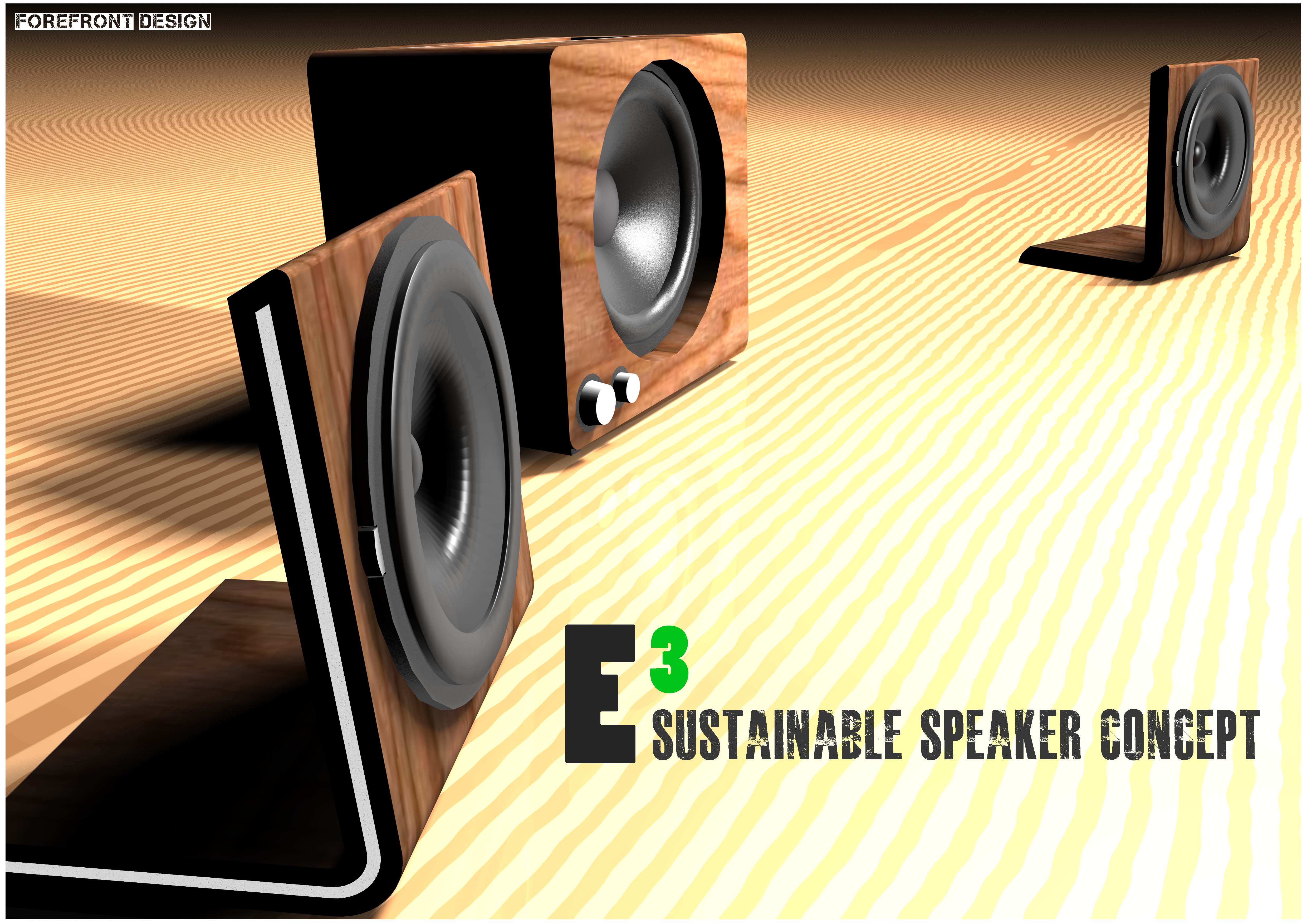E3 Sustainable Speakers by Archie Nicoll at Coroflot.com
