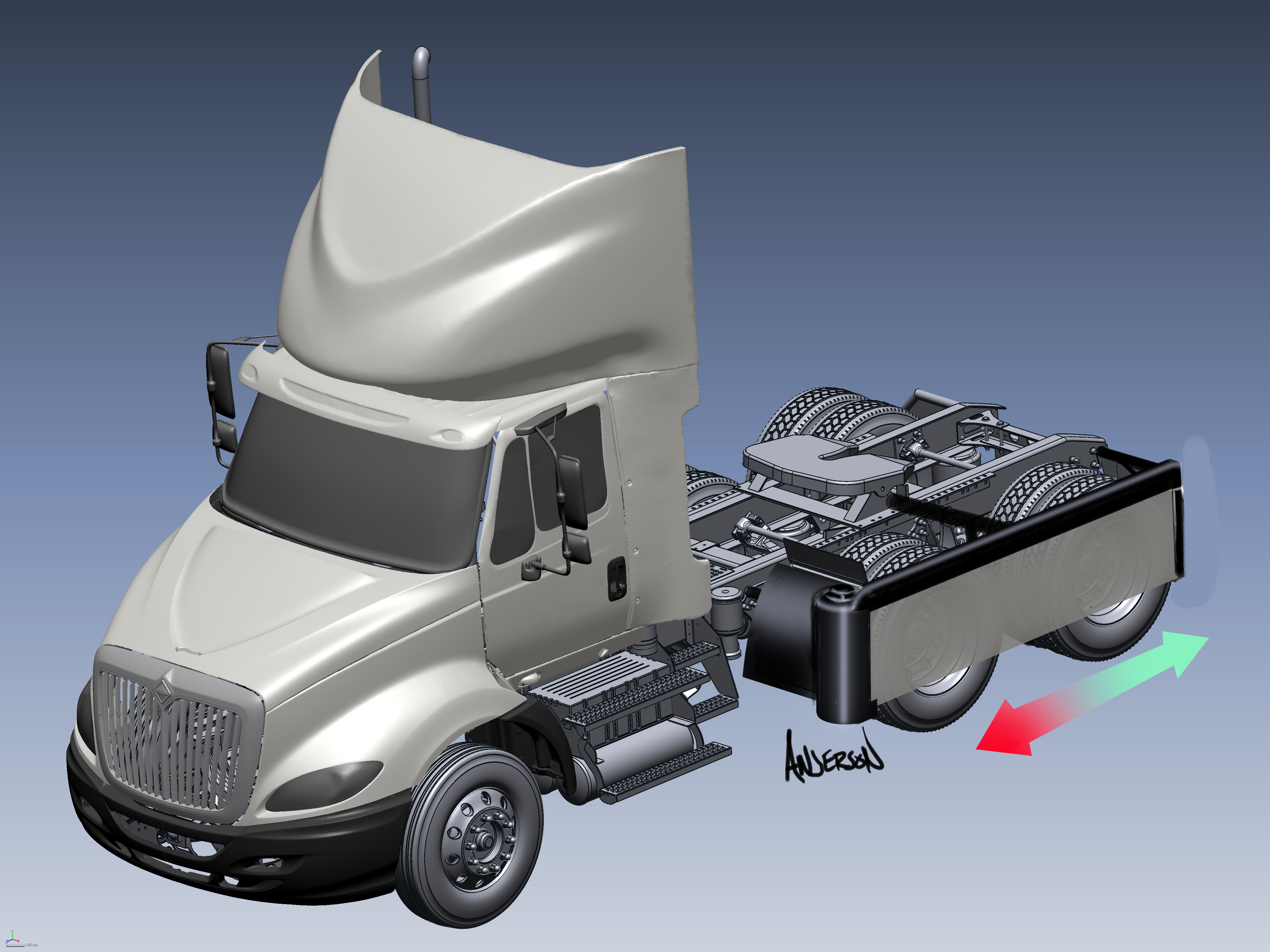 Navistar International truck by Rob Anderson at Coroflot.com