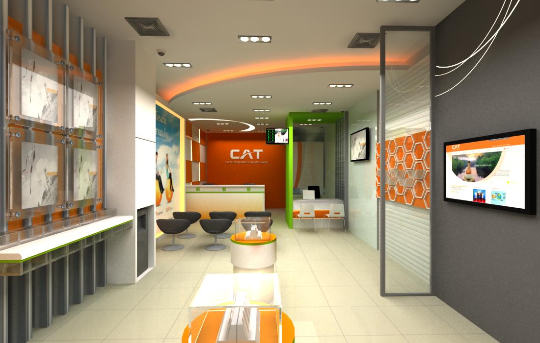 CAT Telecom Shop by 9SD design at Coroflot.com