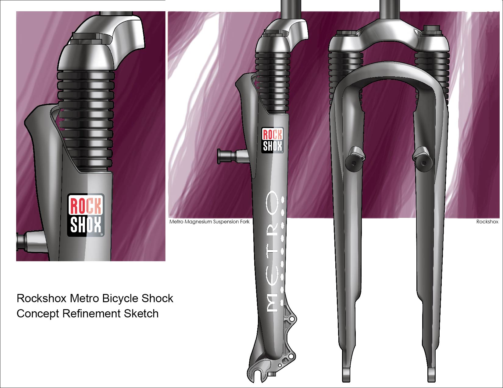 Metro Bicycle Shock redesign - RockShox, Inc. by Doug Birkholz at ...