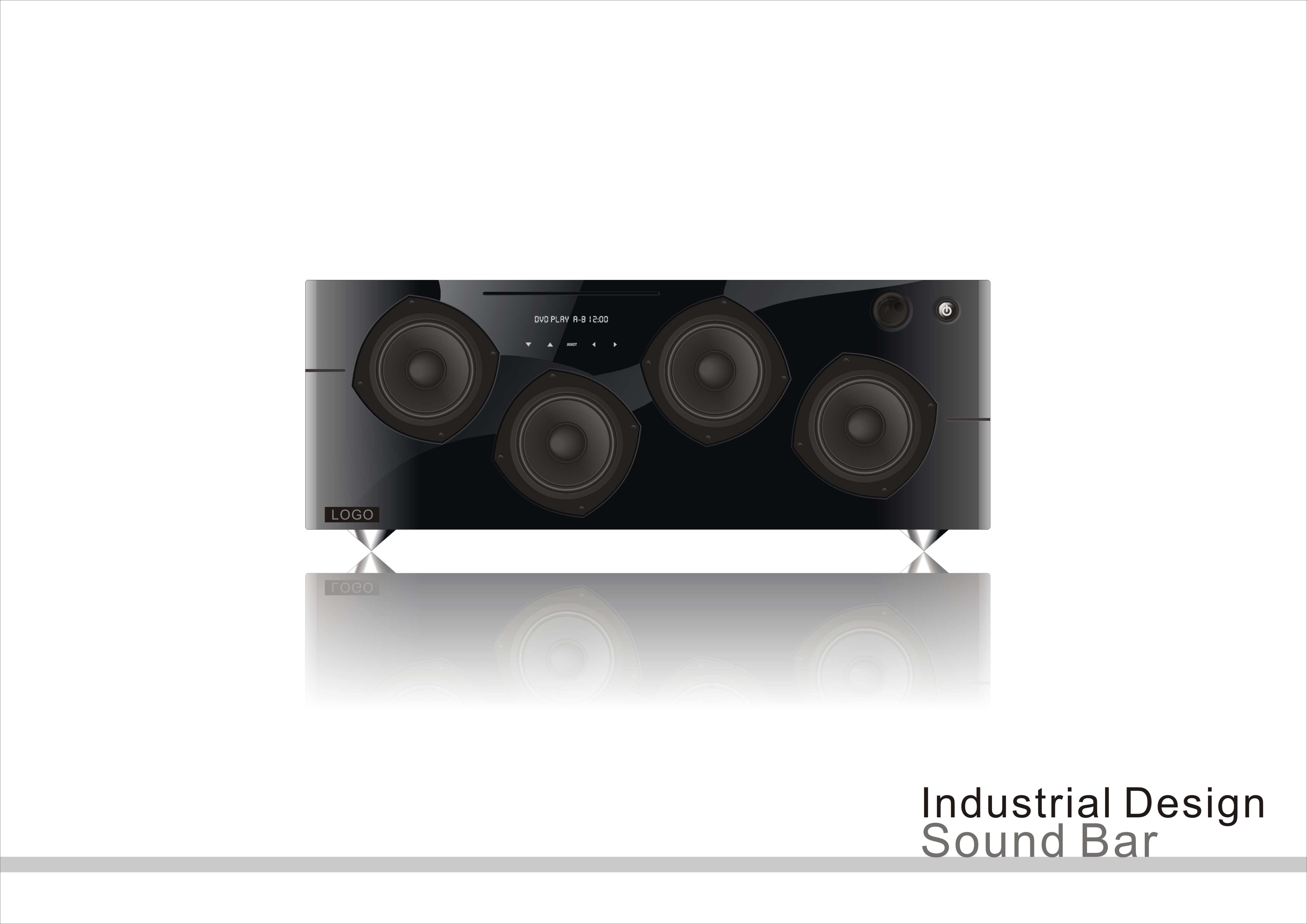 Speaker & sound bar design by Kevin Cheng at Coroflot.com