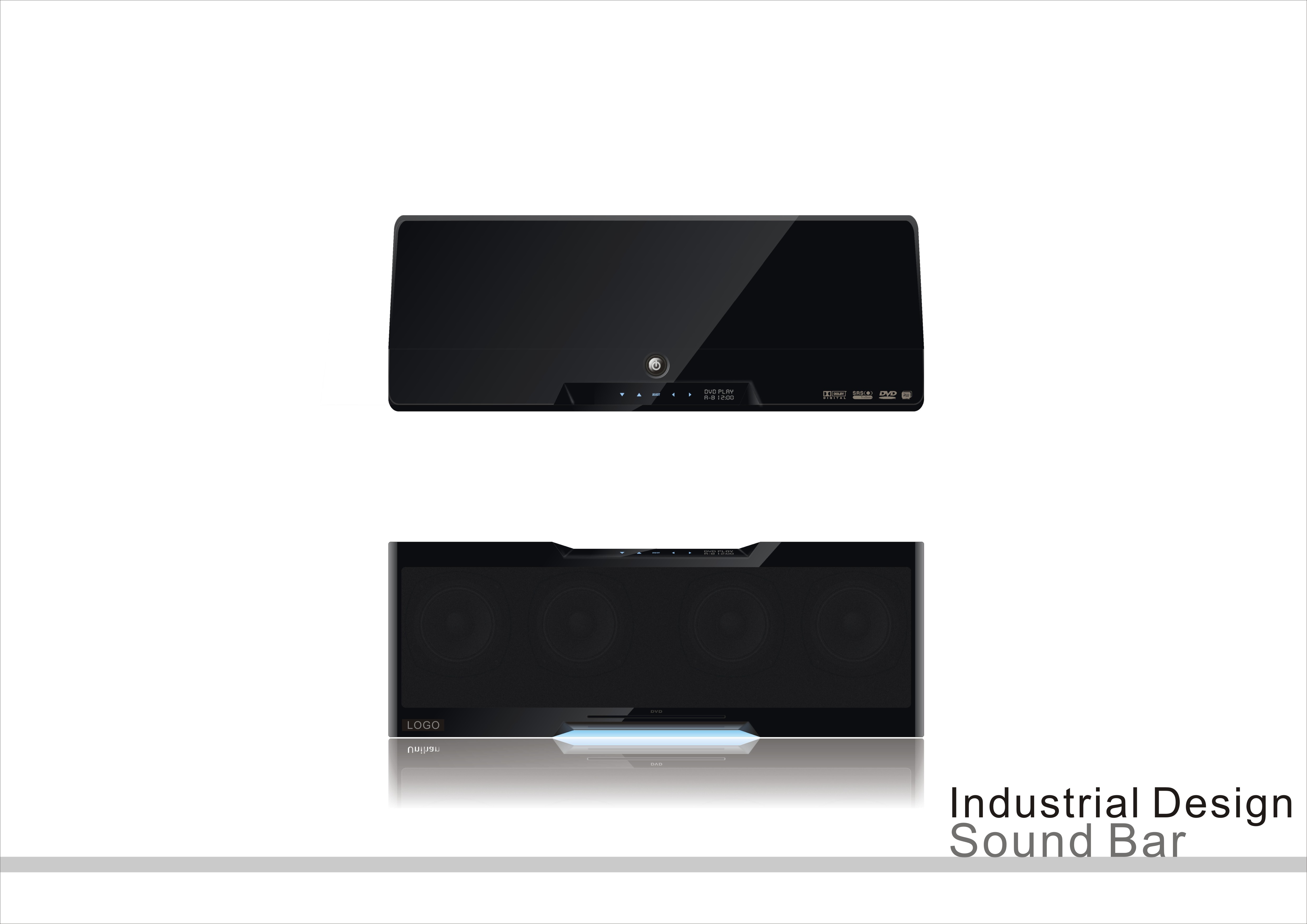 Speaker & sound bar design by Kevin Cheng at Coroflot.com