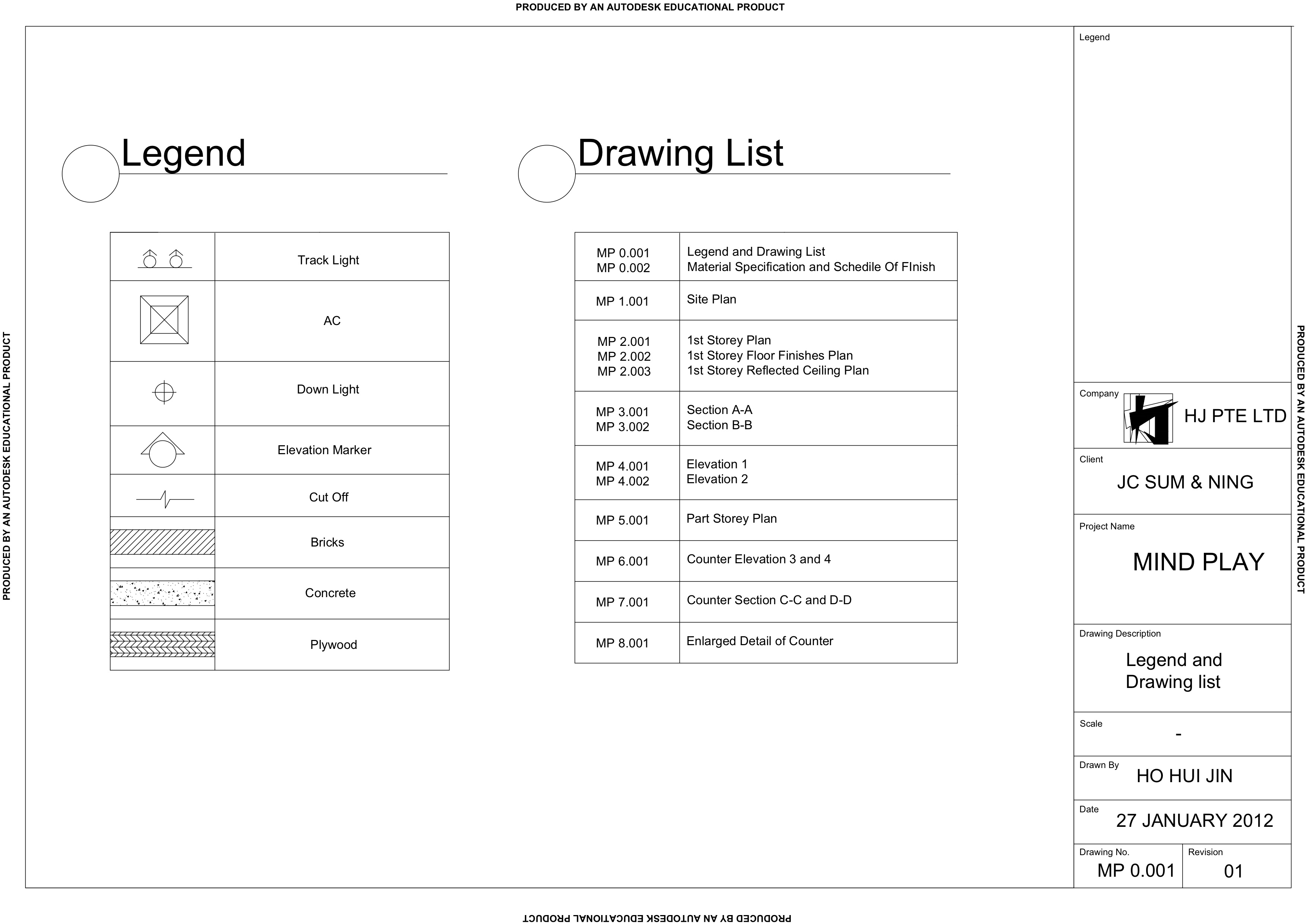 Tender Drawings by Huijin Ho at Coroflot.com