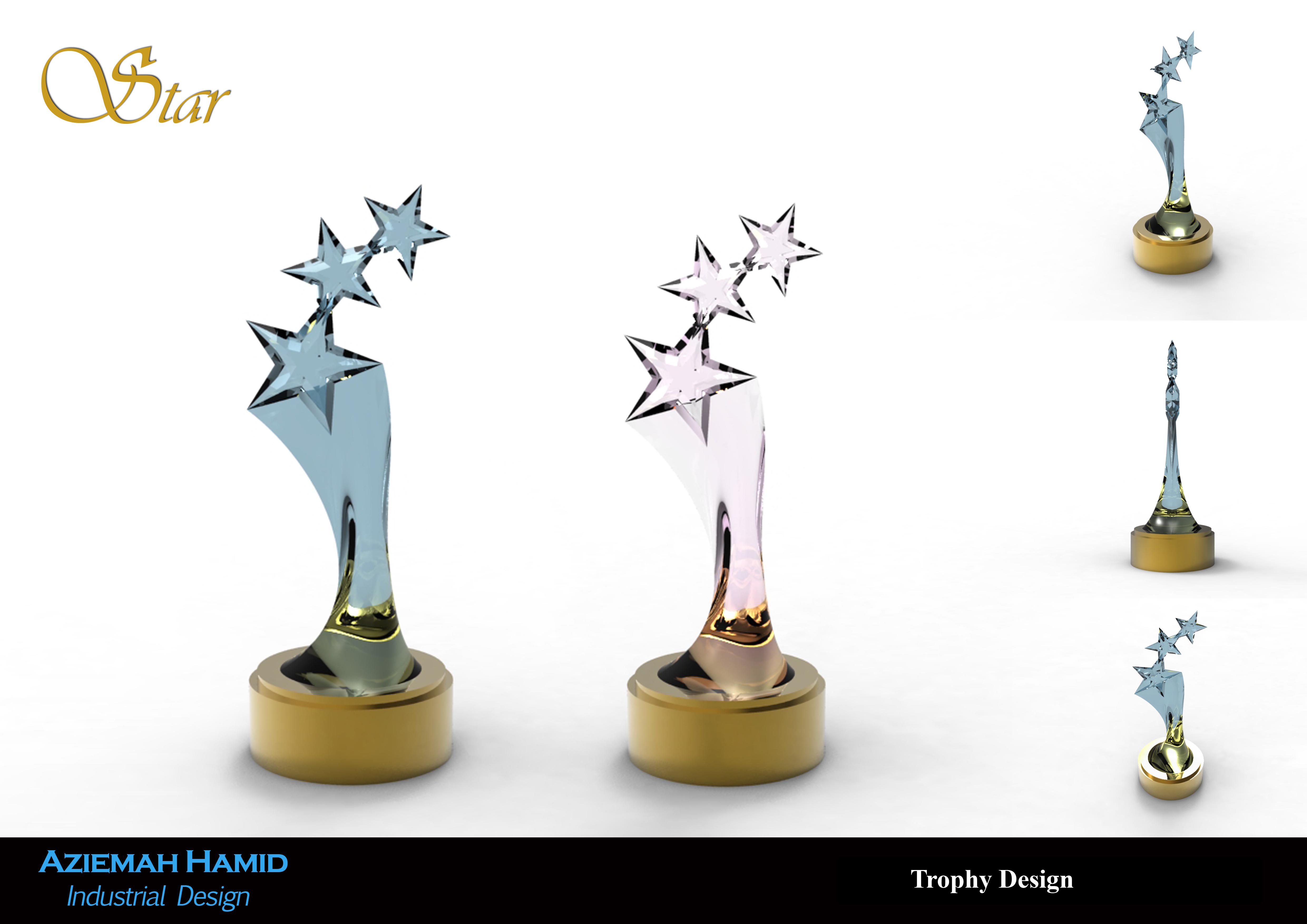 Trophy design by Aziemah Hamid at Coroflot.com