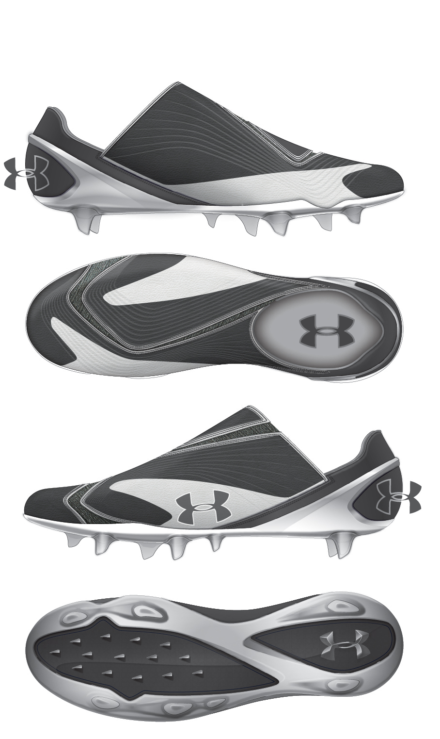 Under Armour kicker cleat by James Lee at Coroflot.com