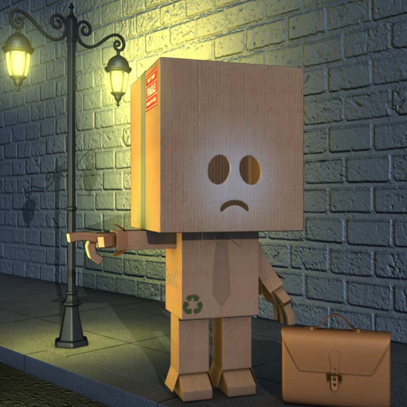 CARDBOARD MAN by Arnon Ravitz at Coroflot.com