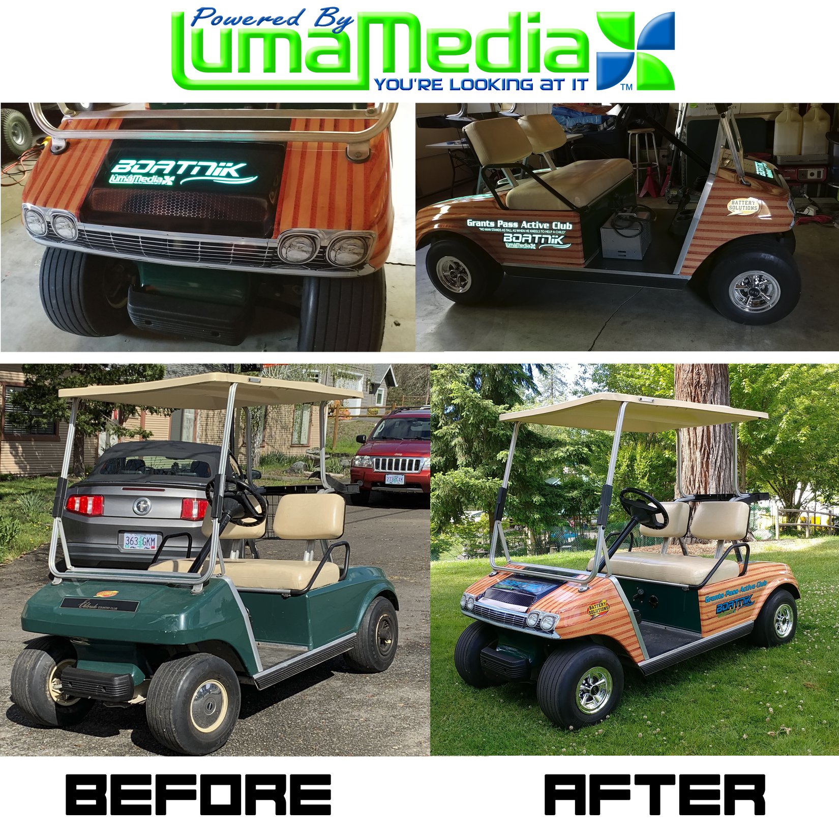 Chevy Impala Golf Car wrap by Tom Tice at Coroflot.com